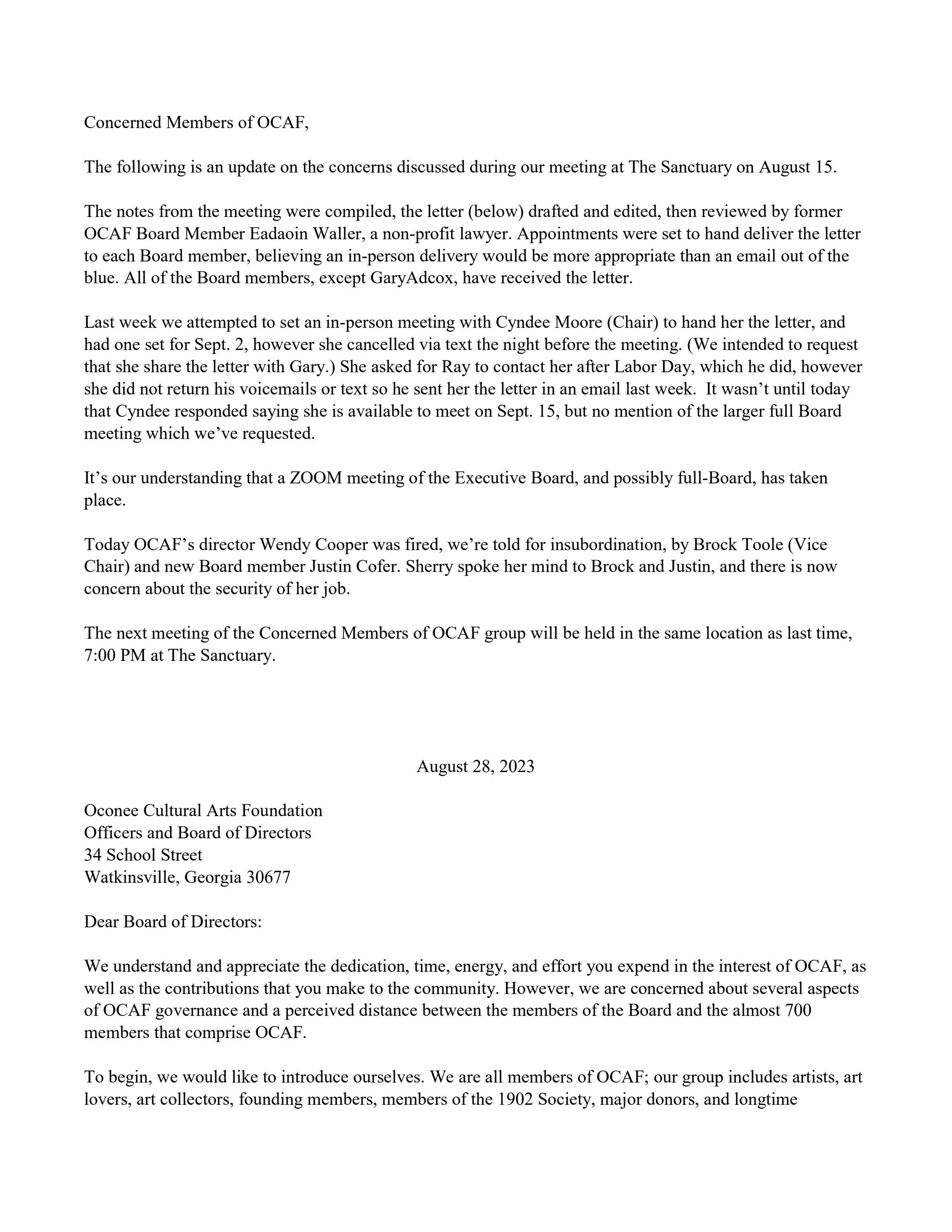 OCAF letter by Flagpole Magazine - Issuu