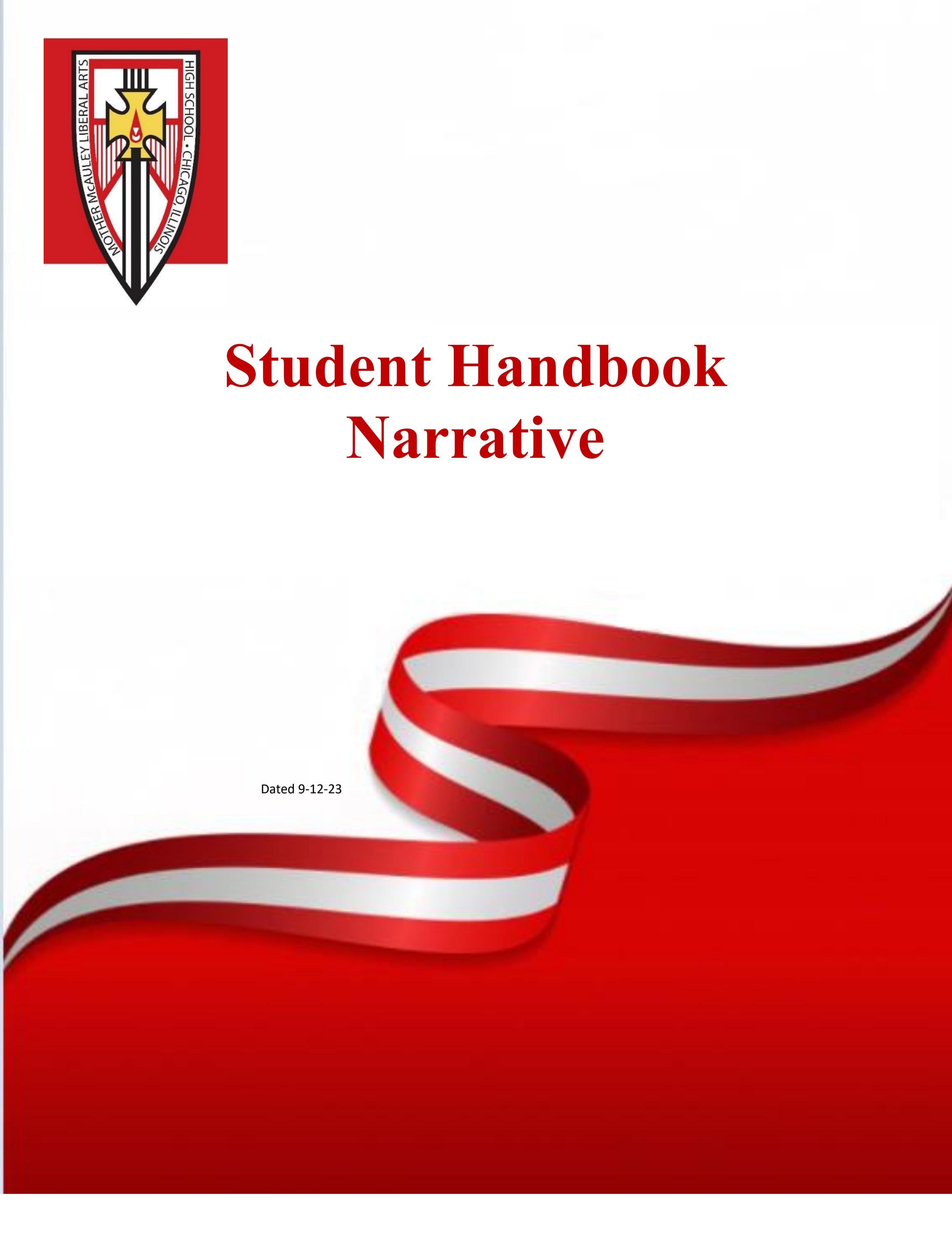 Student Handbook 2023-2024 by MotherMcAuley - Issuu