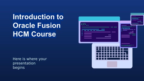 Oracle Fusion HCM Online Training by sri hari - Issuu