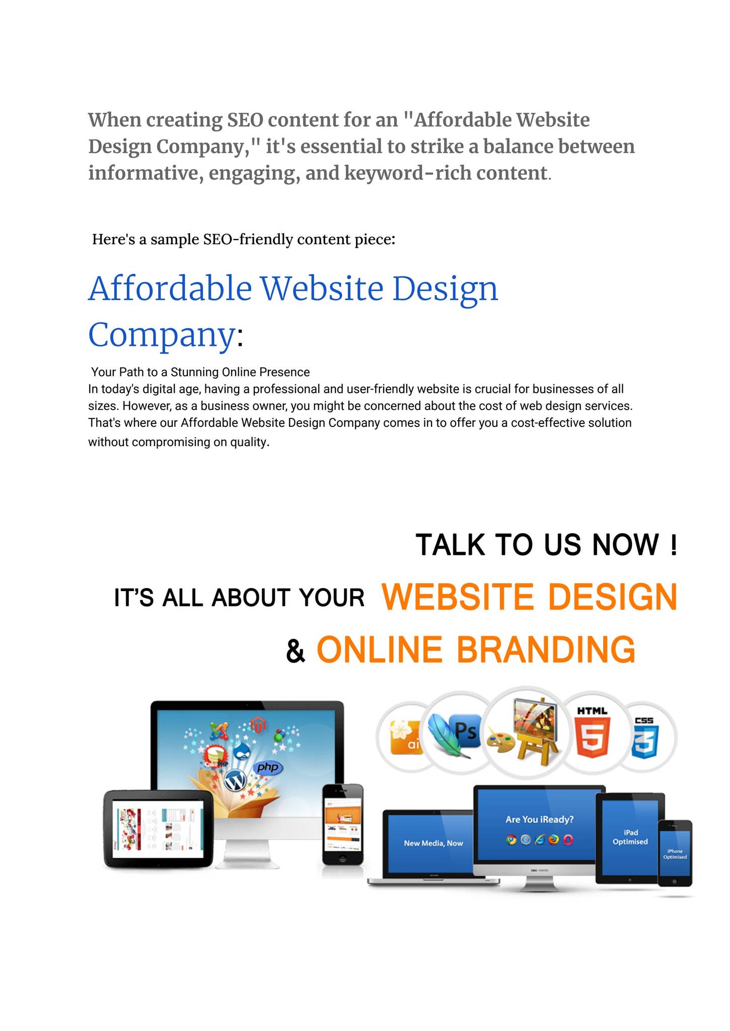 Affordable Website Design Company by Digital marketing company - Issuu