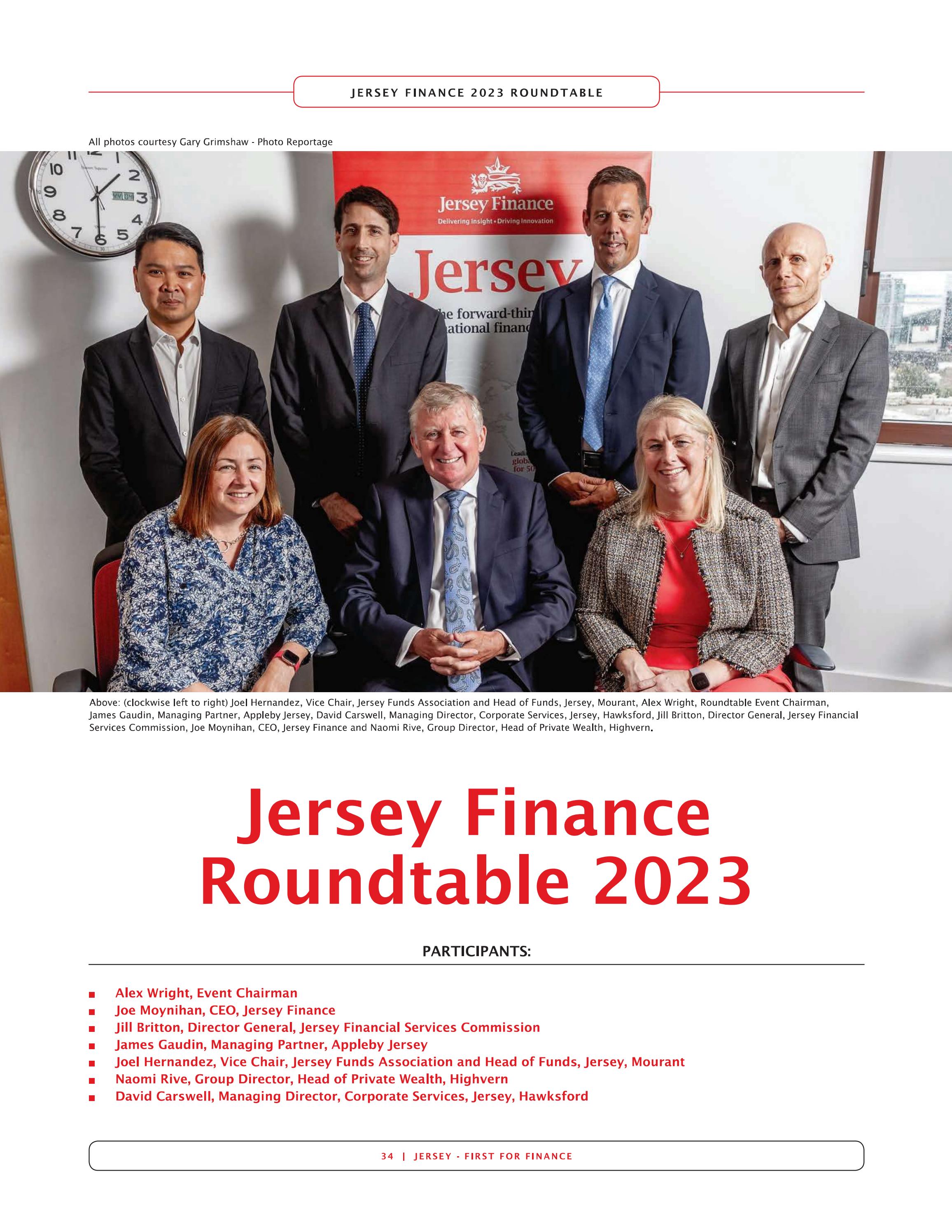 Jersey Finance Round Table by Highvern Group - Issuu