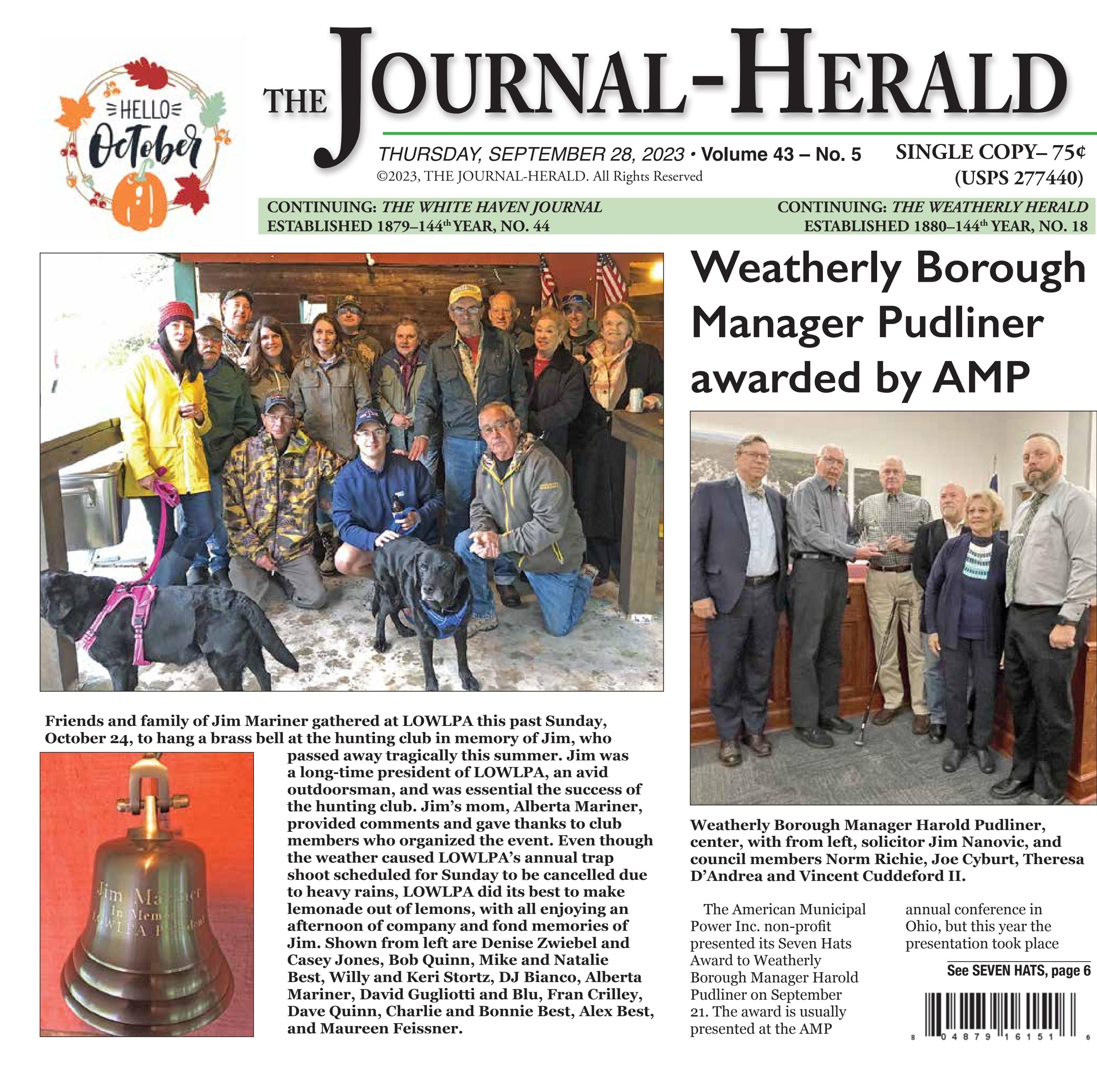 The Journal-Herald, Thursday, September 28, 2023 by canwinjournal - Issuu