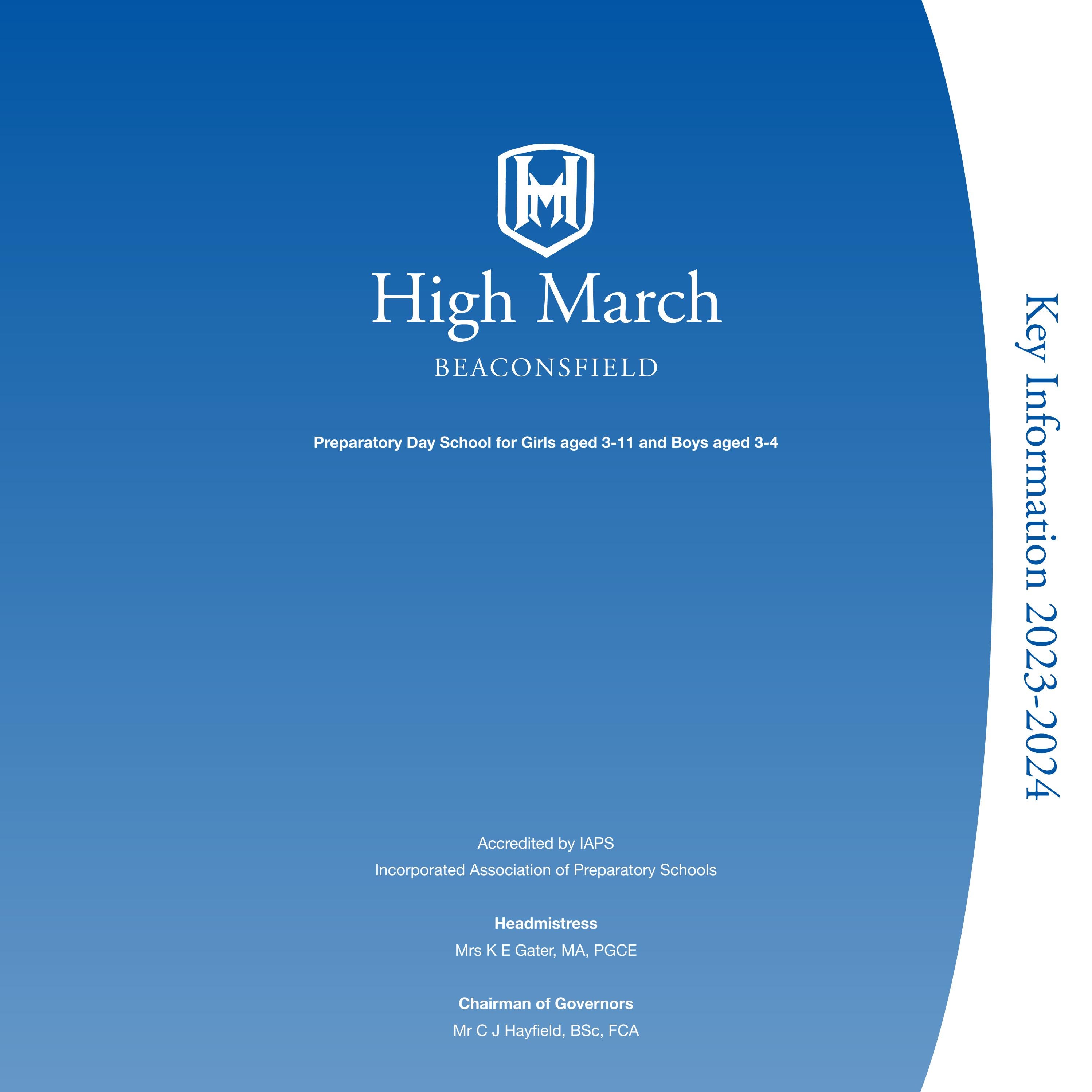 High March Key Information 23/24 by quantock - Issuu