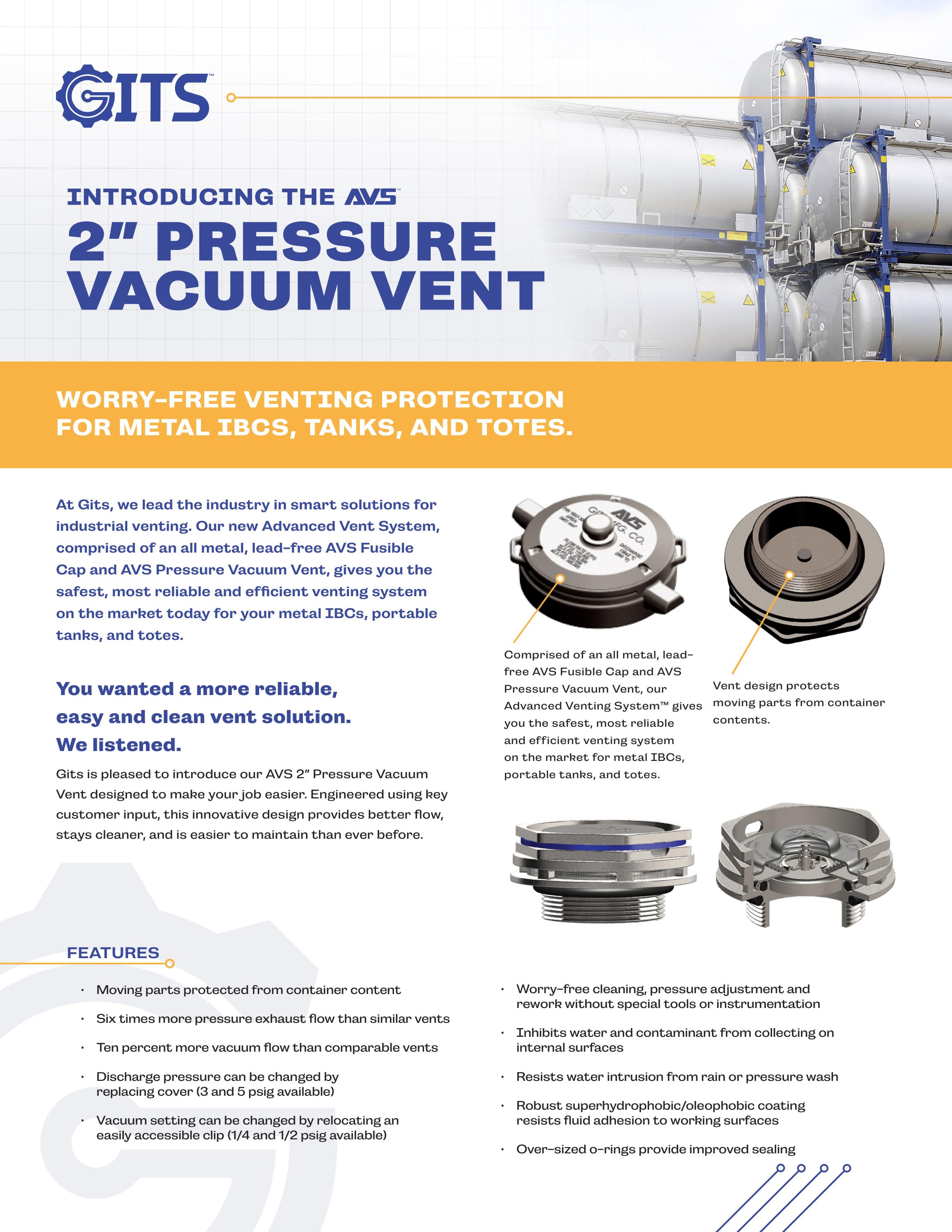 PRESSURE VACUUM VENT Brouchure by THIEL Brand Design - Issuu