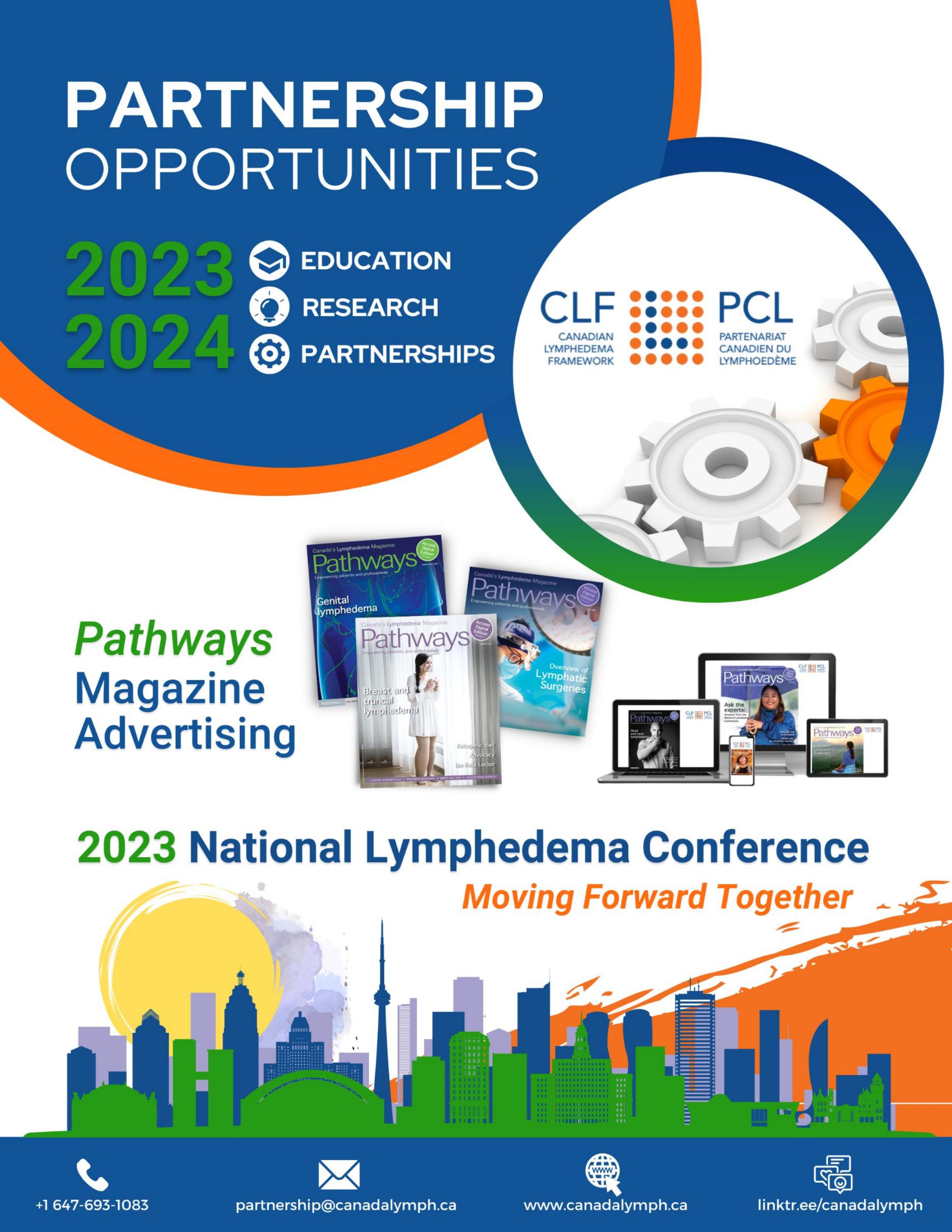 2023-24 CLF Partnership Prospectus by Canadian Lymphedema Framework - Issuu