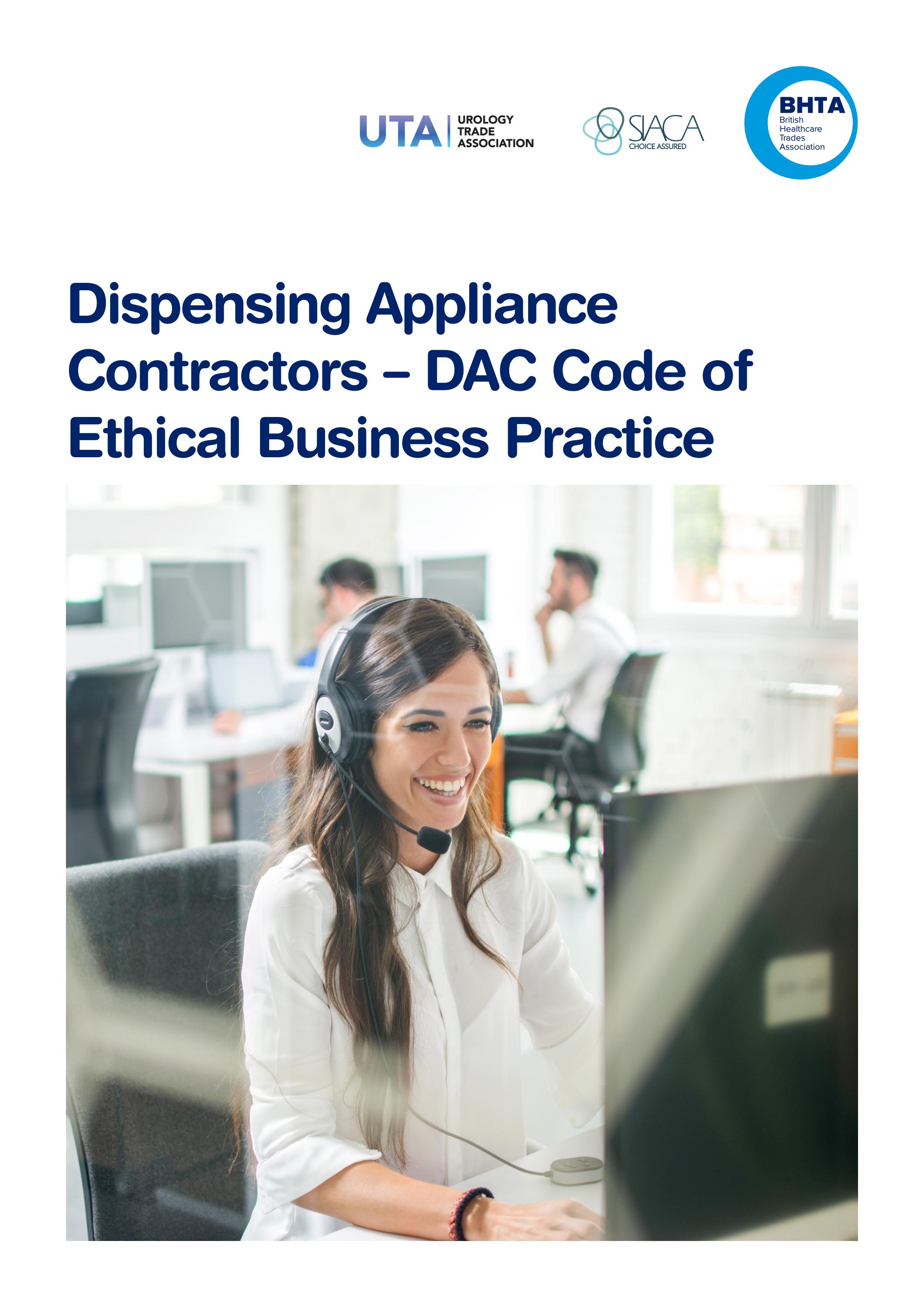 DAC Code of Ethical Business Practice by The British Healthcare Trades ...