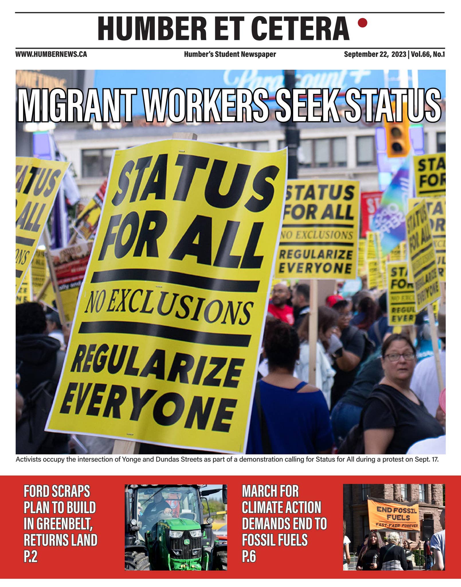 Et Cetera Vol.66 No.1 / Sept 22, 2023 by Humber Et Cetera - Issuu