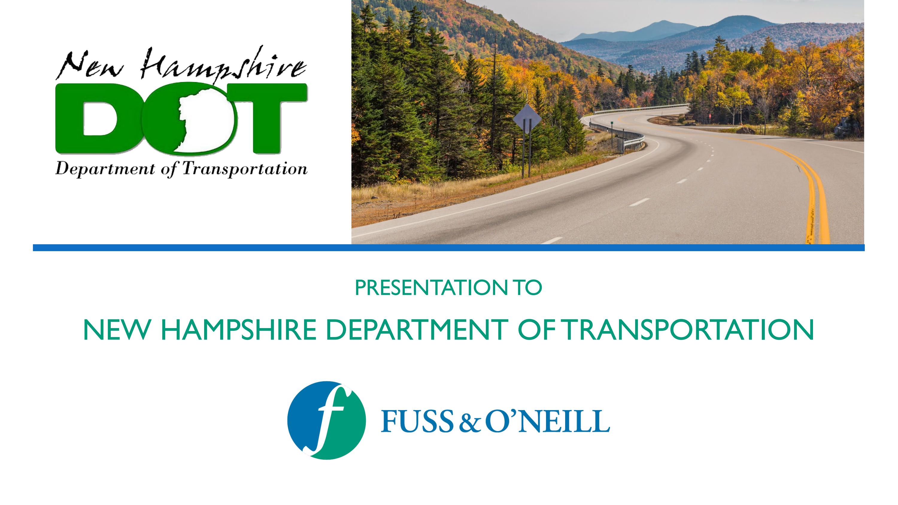 New Hampshire Department of Transportation Presentation 2023 by Fuss ...