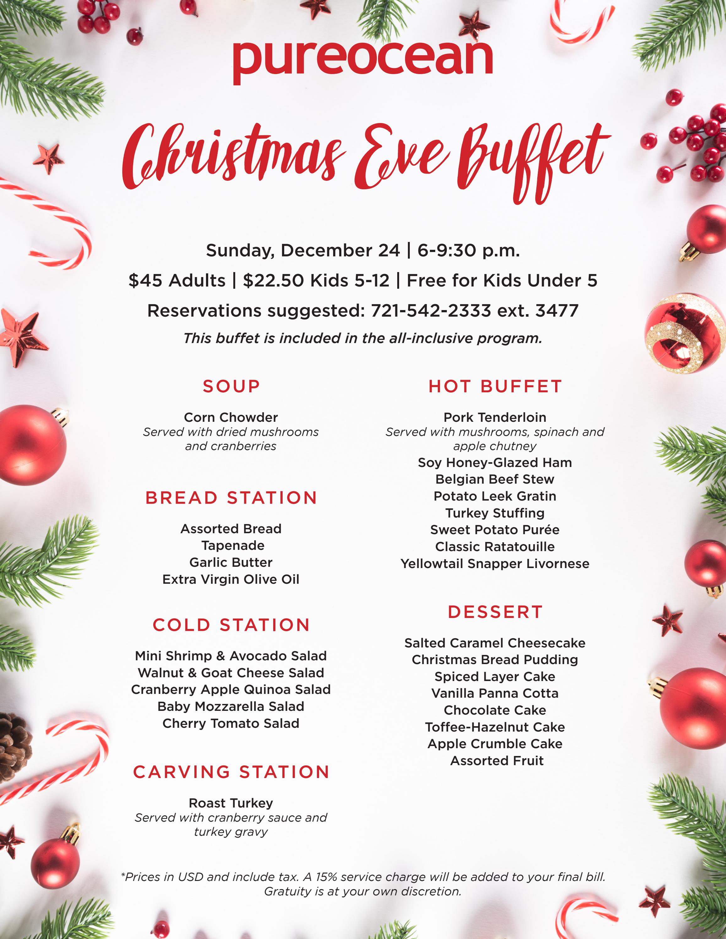 Little Bay Christmas Eve Buffet by Divi Resorts - Issuu