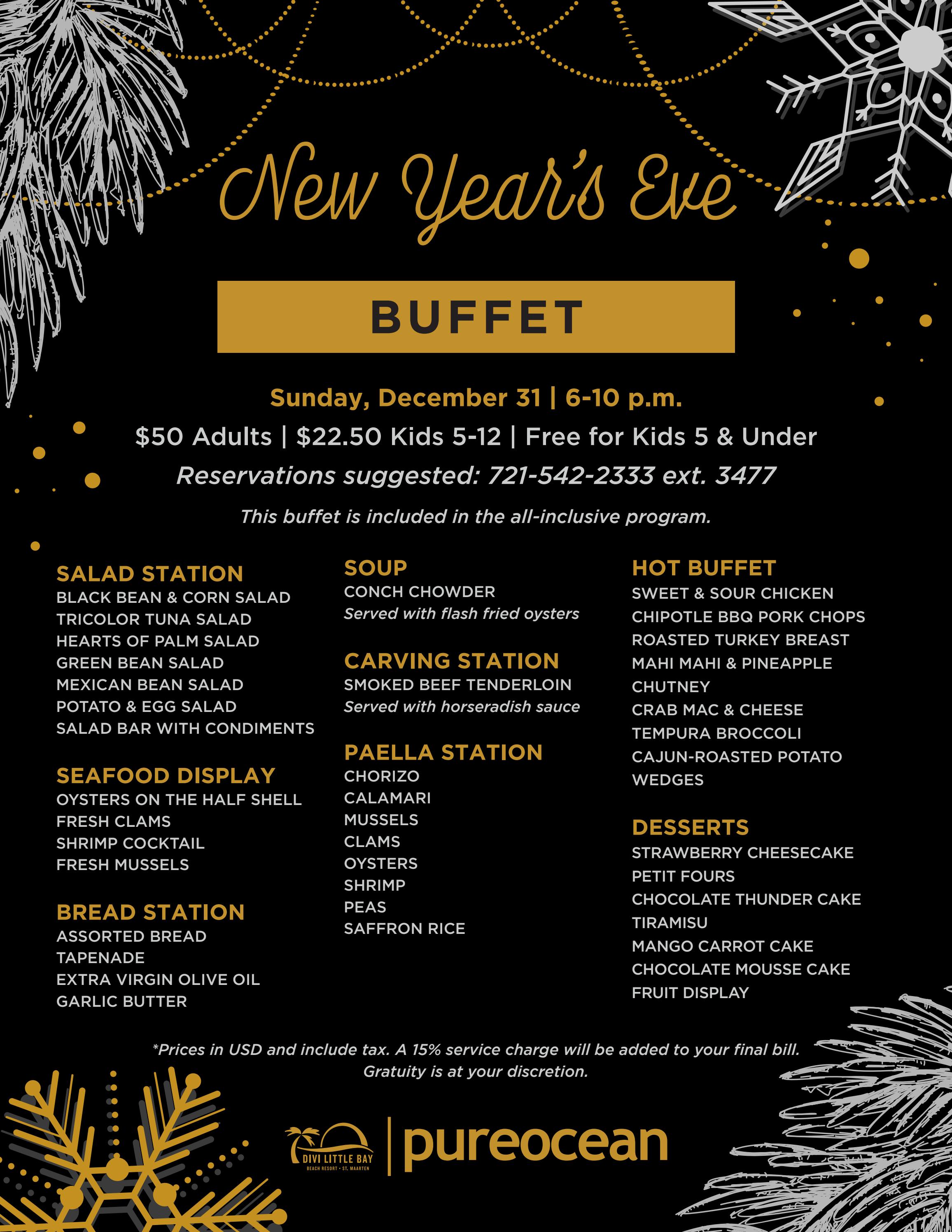 Little Bay New Year's Eve Buffet by Divi Resorts - Issuu