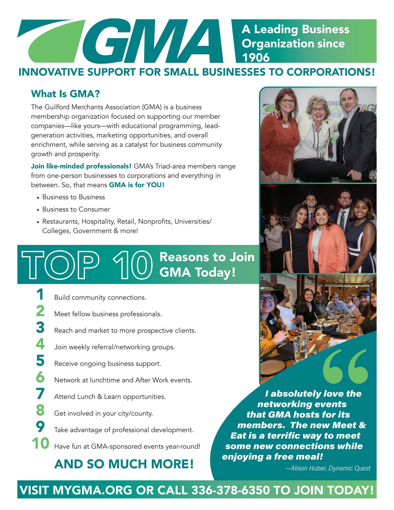 2023 GMA Informational Flyer Categories by Guilford Merchants ...