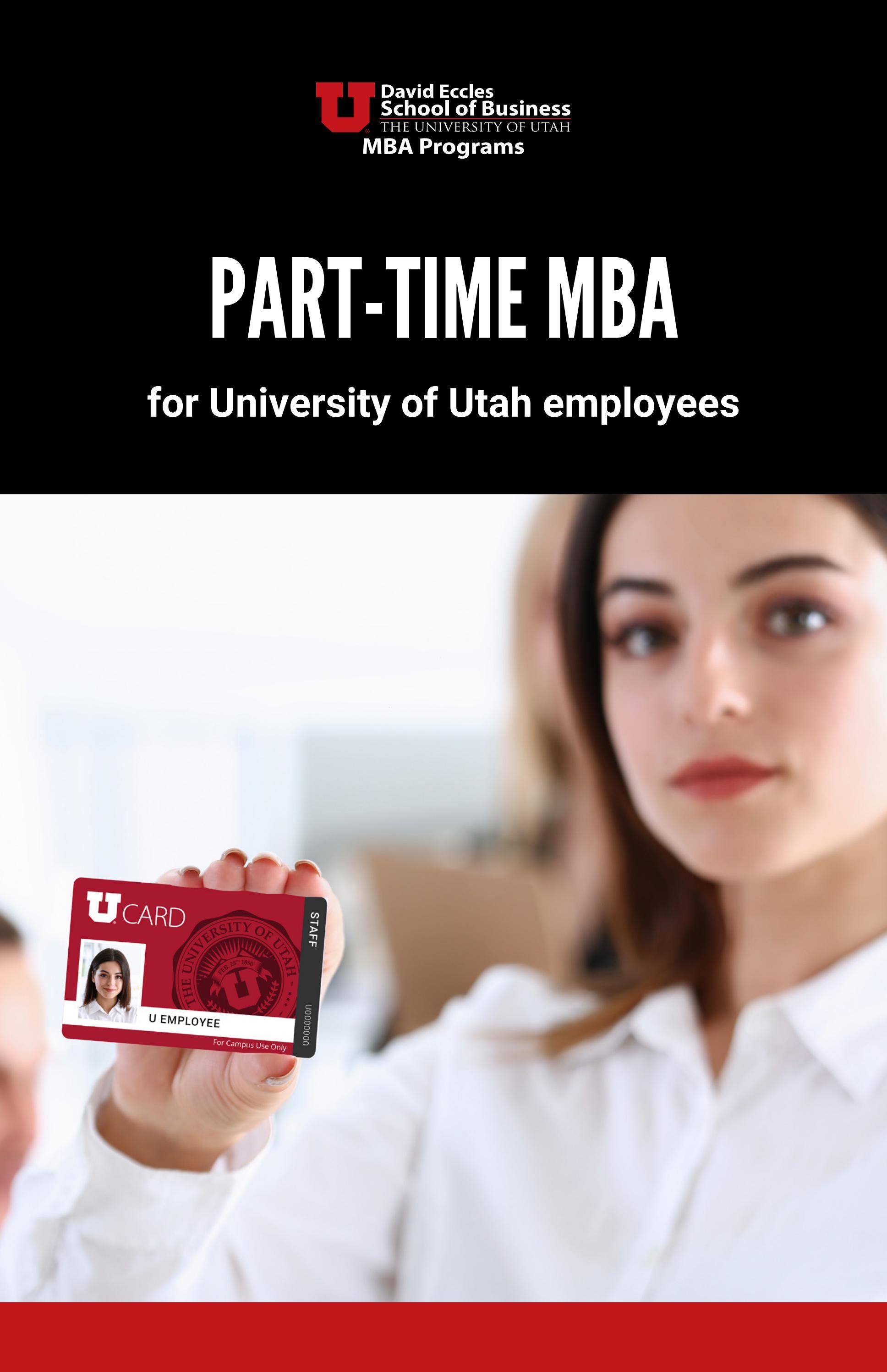 Part-Time MBA for University of Utah employees guide by University of ...