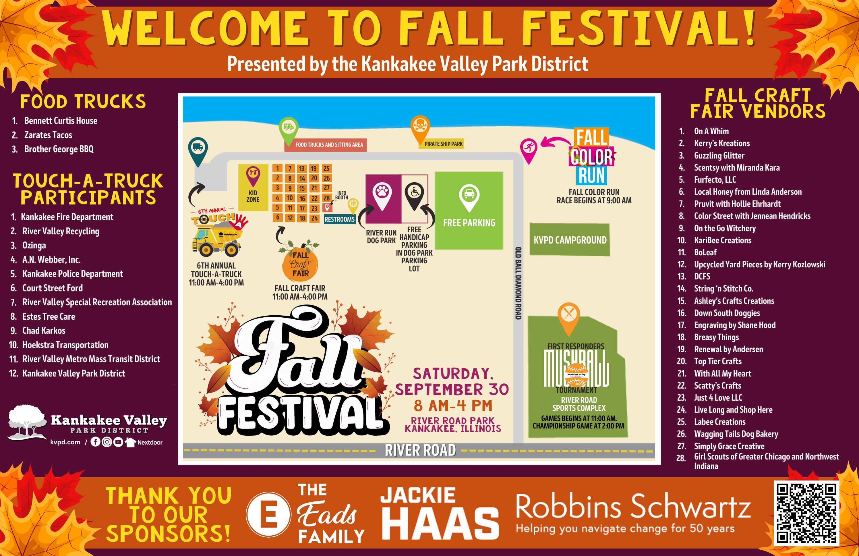 KVPD's Fall Festival Map (2023) by kankakeevalleyparkdistrict - Issuu