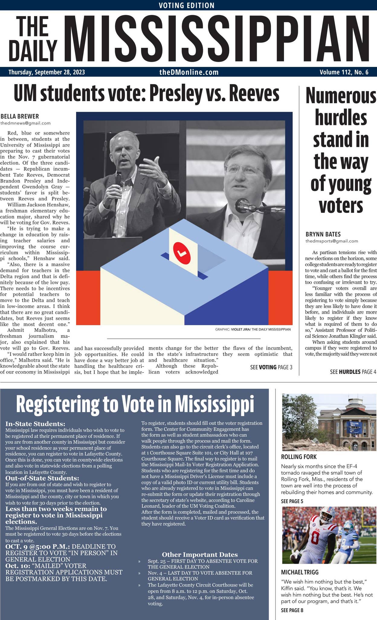 The Daily Mississippian September 28, 2023 by The Daily Mississippian ...