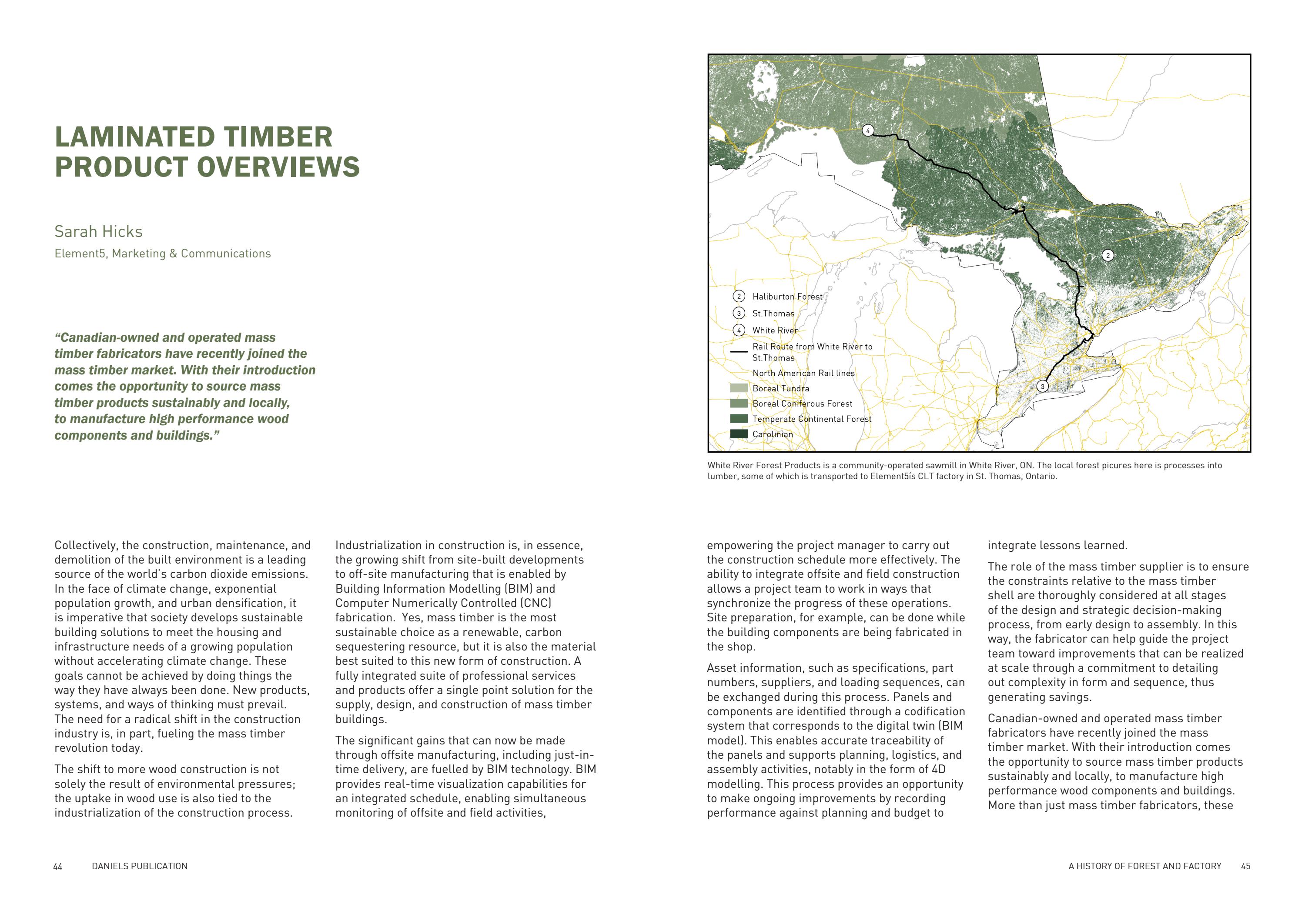 Inciting a Mass Timber Revolution - Places of Production: Forest and Factory - UofT Daniels ...