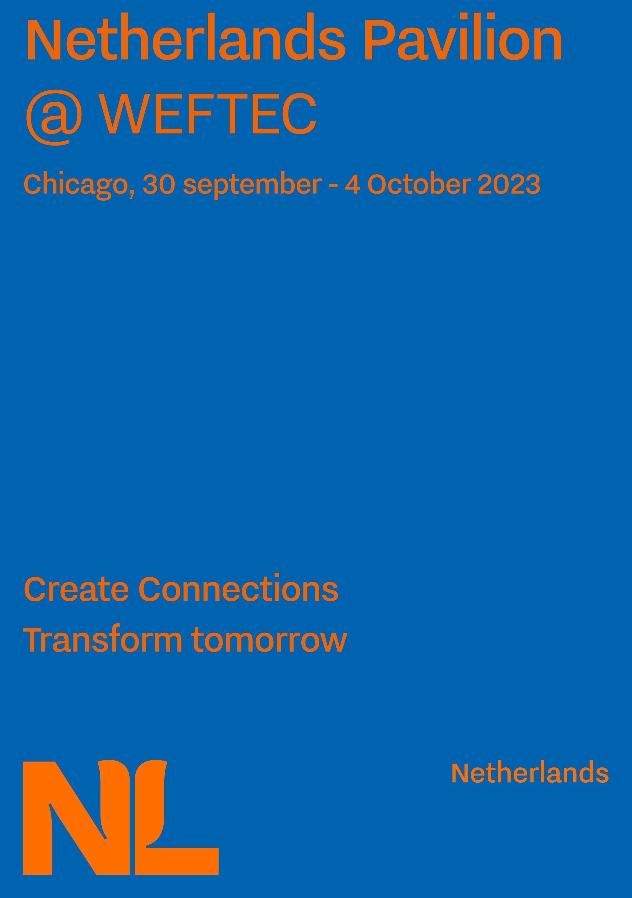 Booklet Netherlands Pavilion @WEFTEC Chicago 2023 by Water Alliance - Issuu