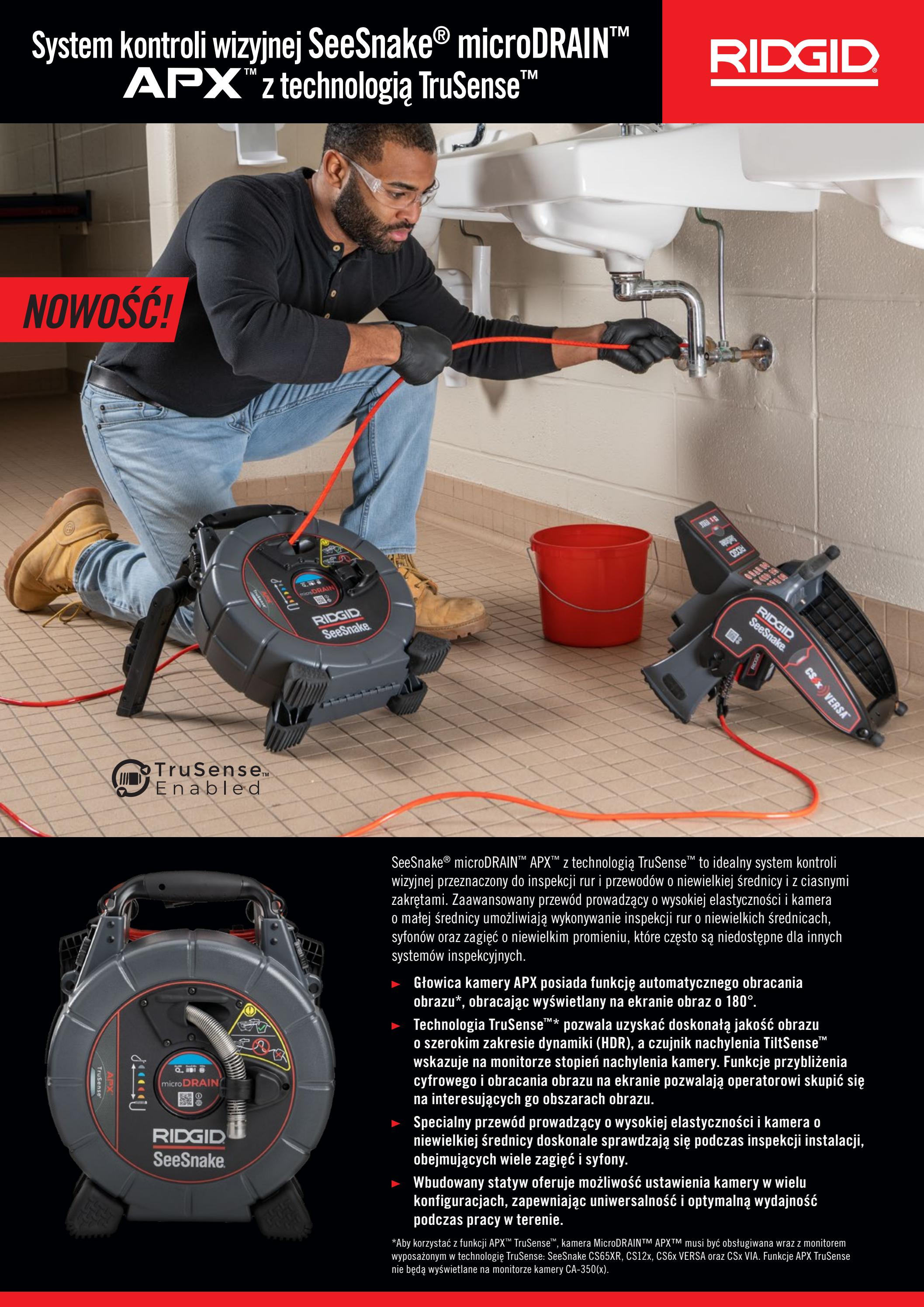 RIDGID Kamera microDrain APX_ulotka by RIDGID Europe - Issuu