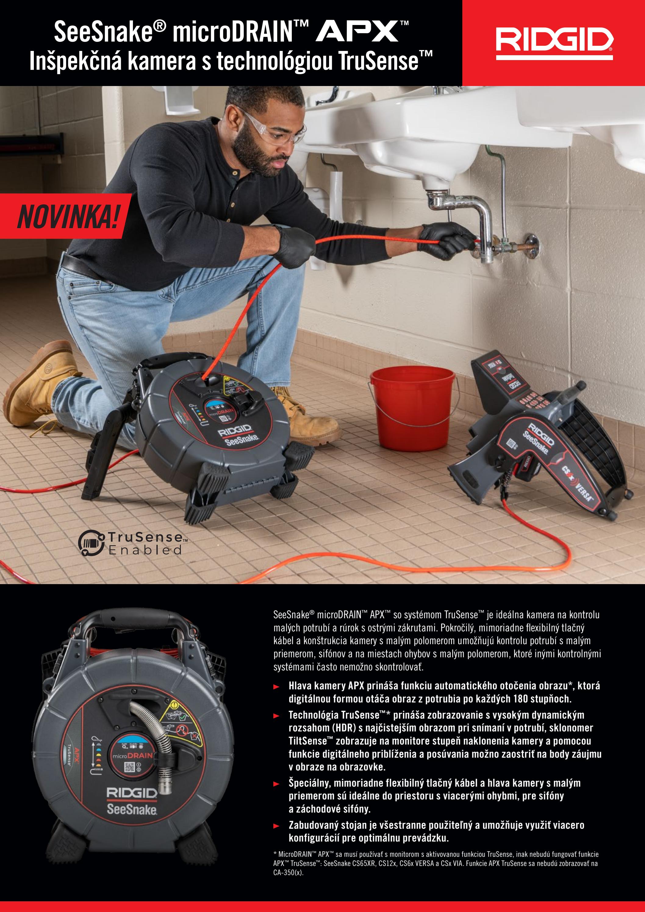 RIDGID microDrain APX catsheet SK by RIDGID Europe - Issuu