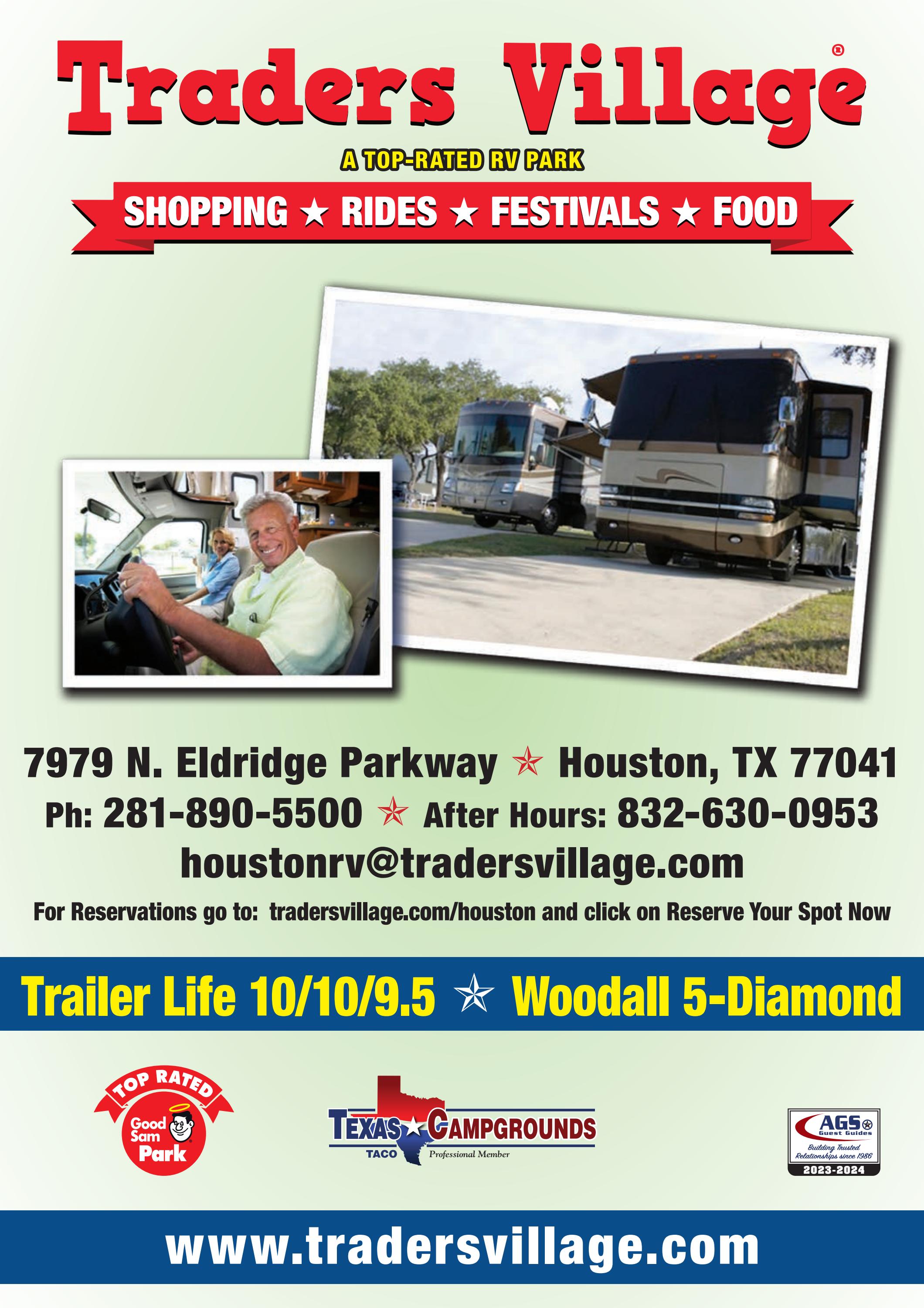 Traders Village Houston RV Park by AGS/Texas Advertising - Issuu