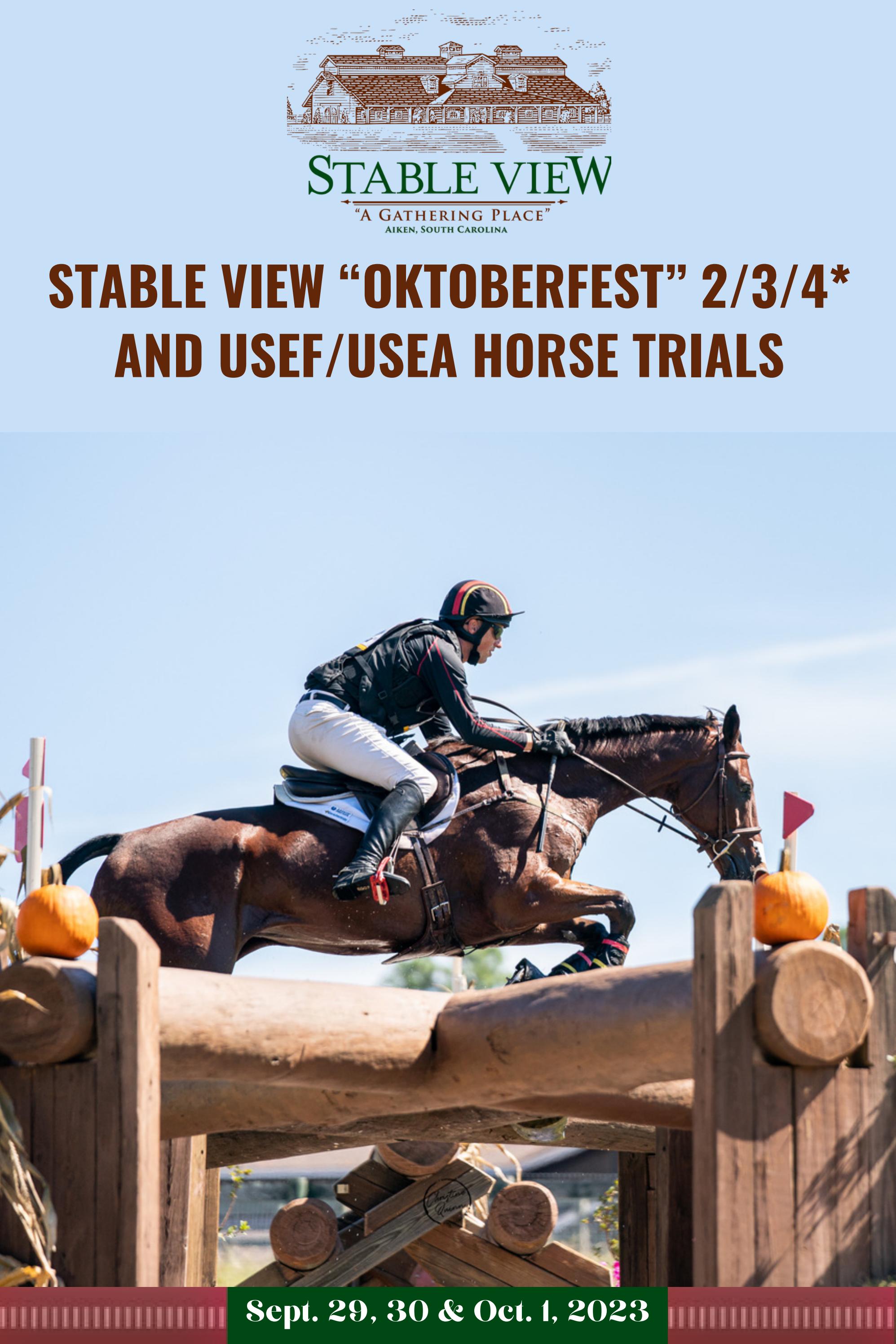 2023 "Oktoberfest" 2/3/4* & USEF/USEA Horse Trials by StableView - Issuu