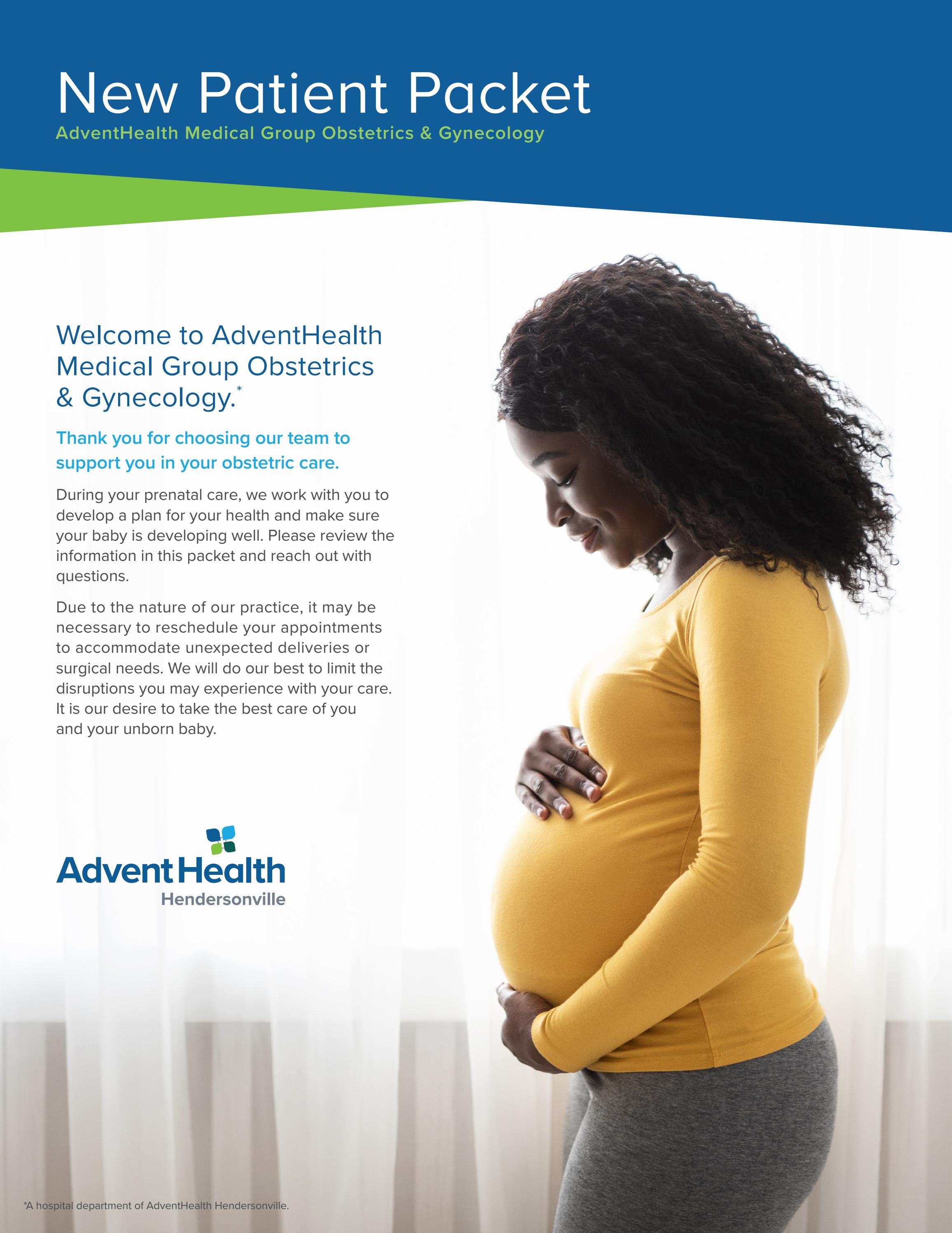 OB New Patient Packet by AdventHealth-Hendersonville - Issuu