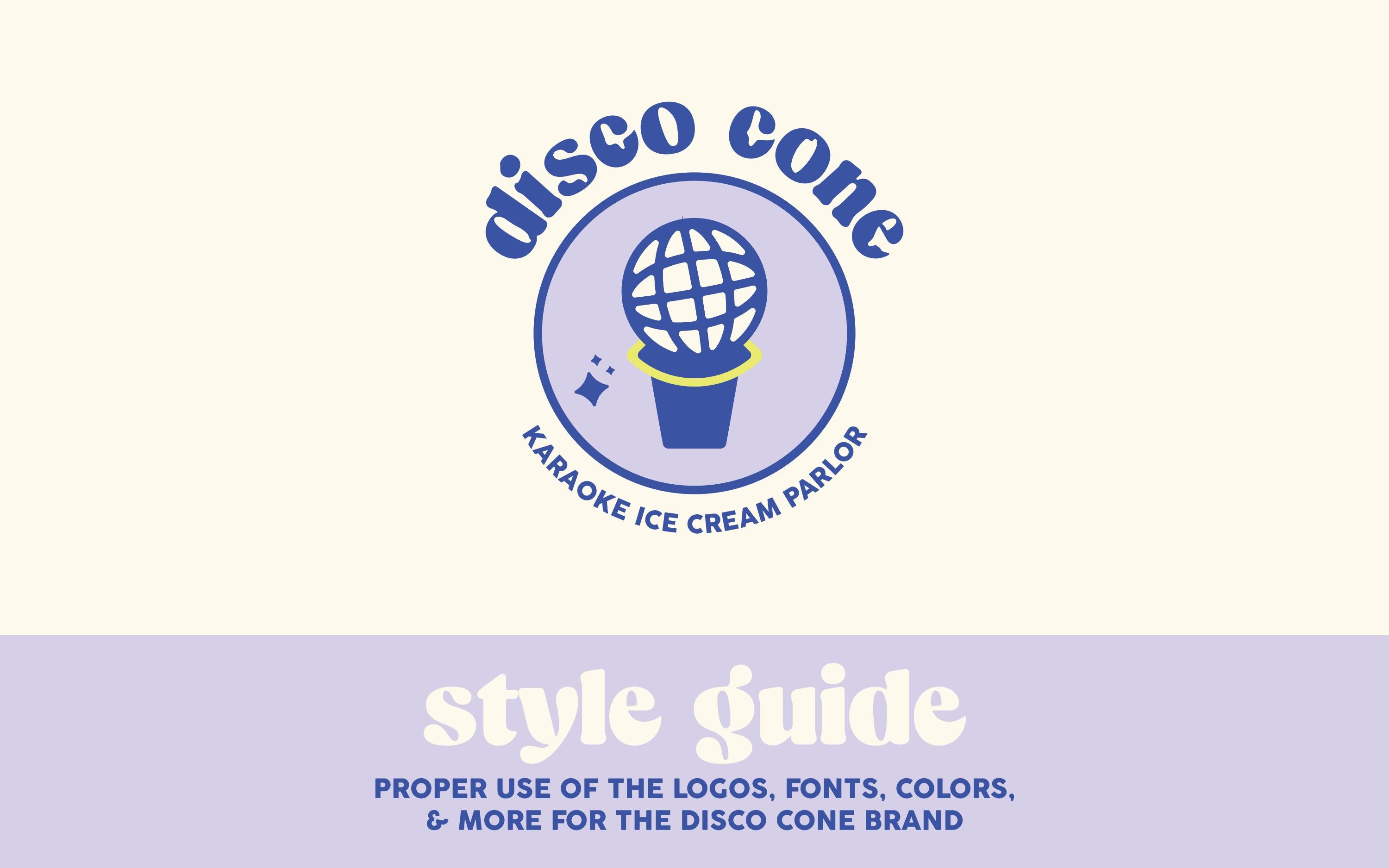 Disco Cone Style Guide by Anna Litfin - Issuu