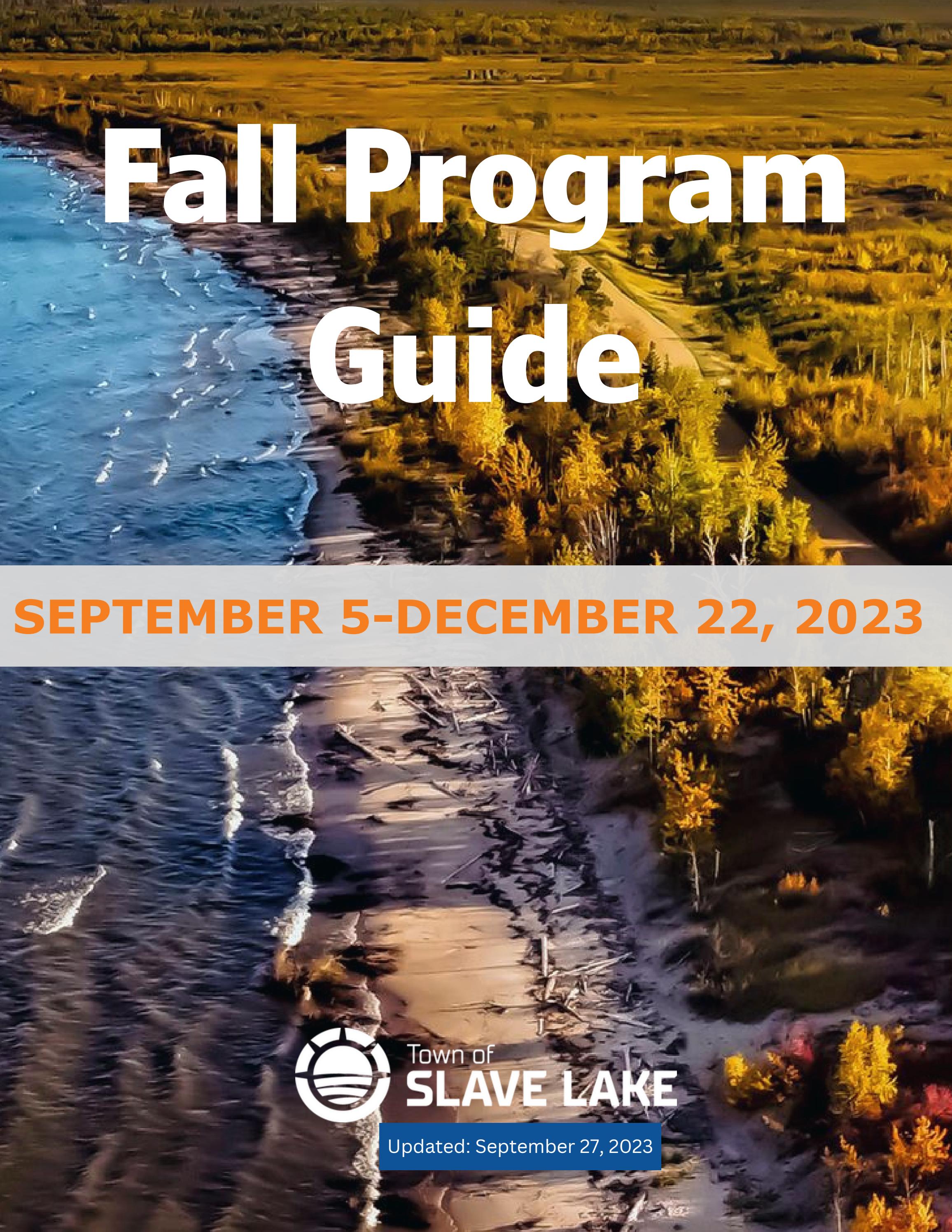 Slave Lake Fall Program Guide - updated September 27 by JillS - Issuu