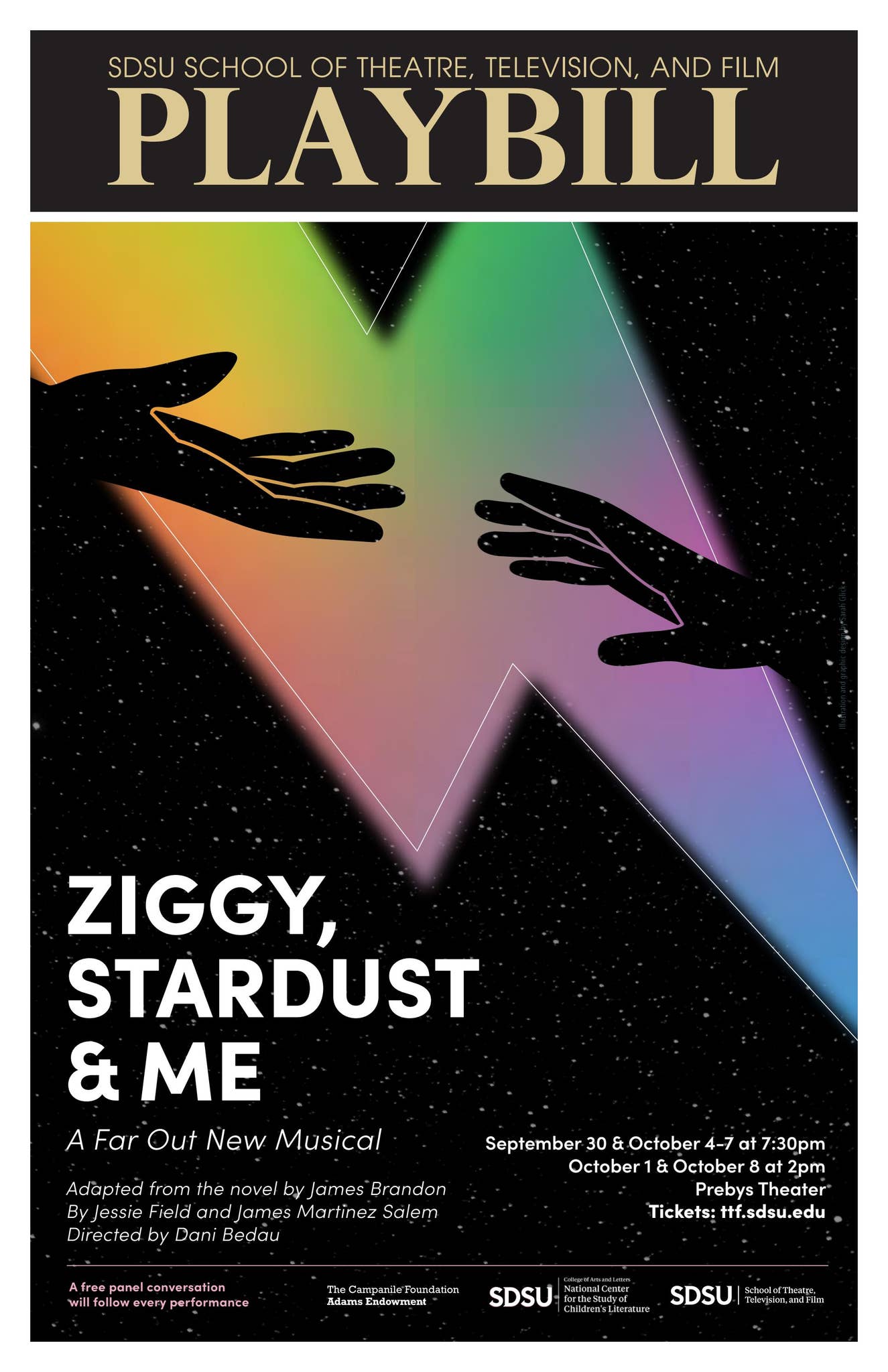 ZIGGY, STARDUST & ME Playbill by SDSU School of Theatre, Television ...