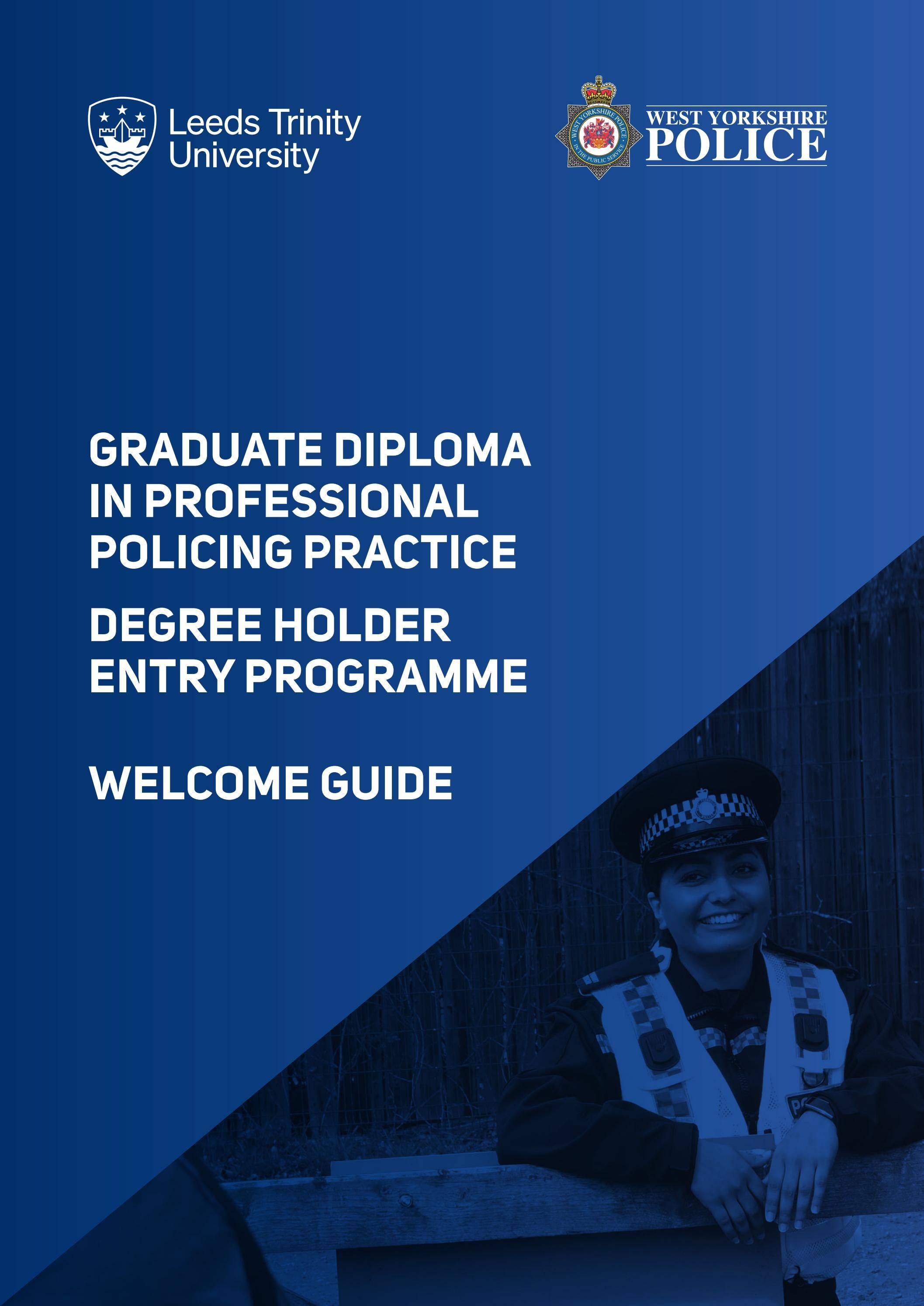 Graduate Diploma in Professional Policing Practice - Degree Holder ...