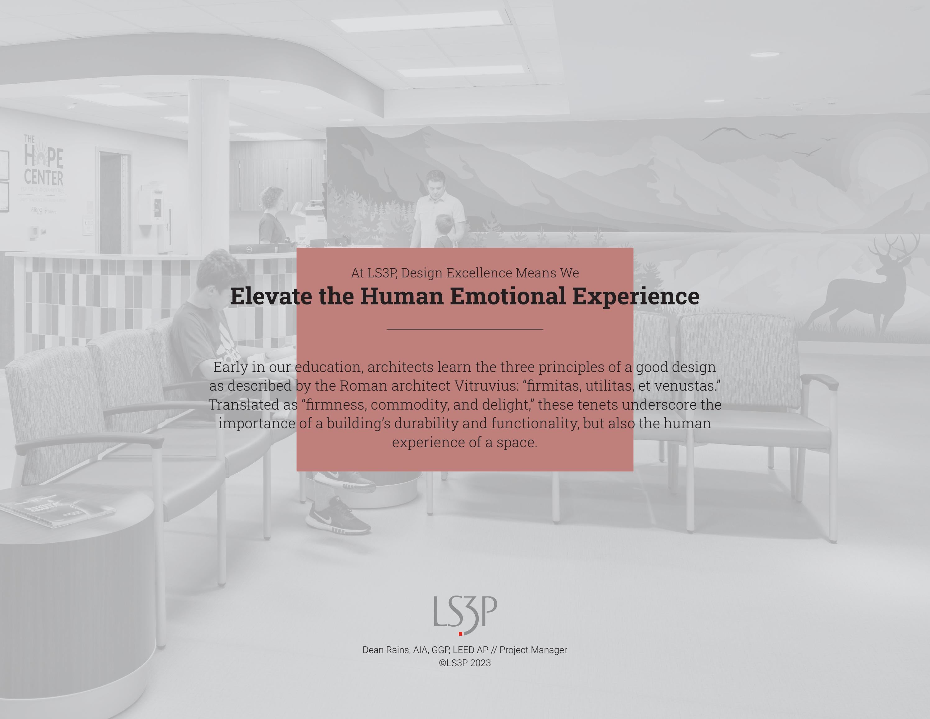 Elevate the Human Emotional Experience by LS3P - Issuu