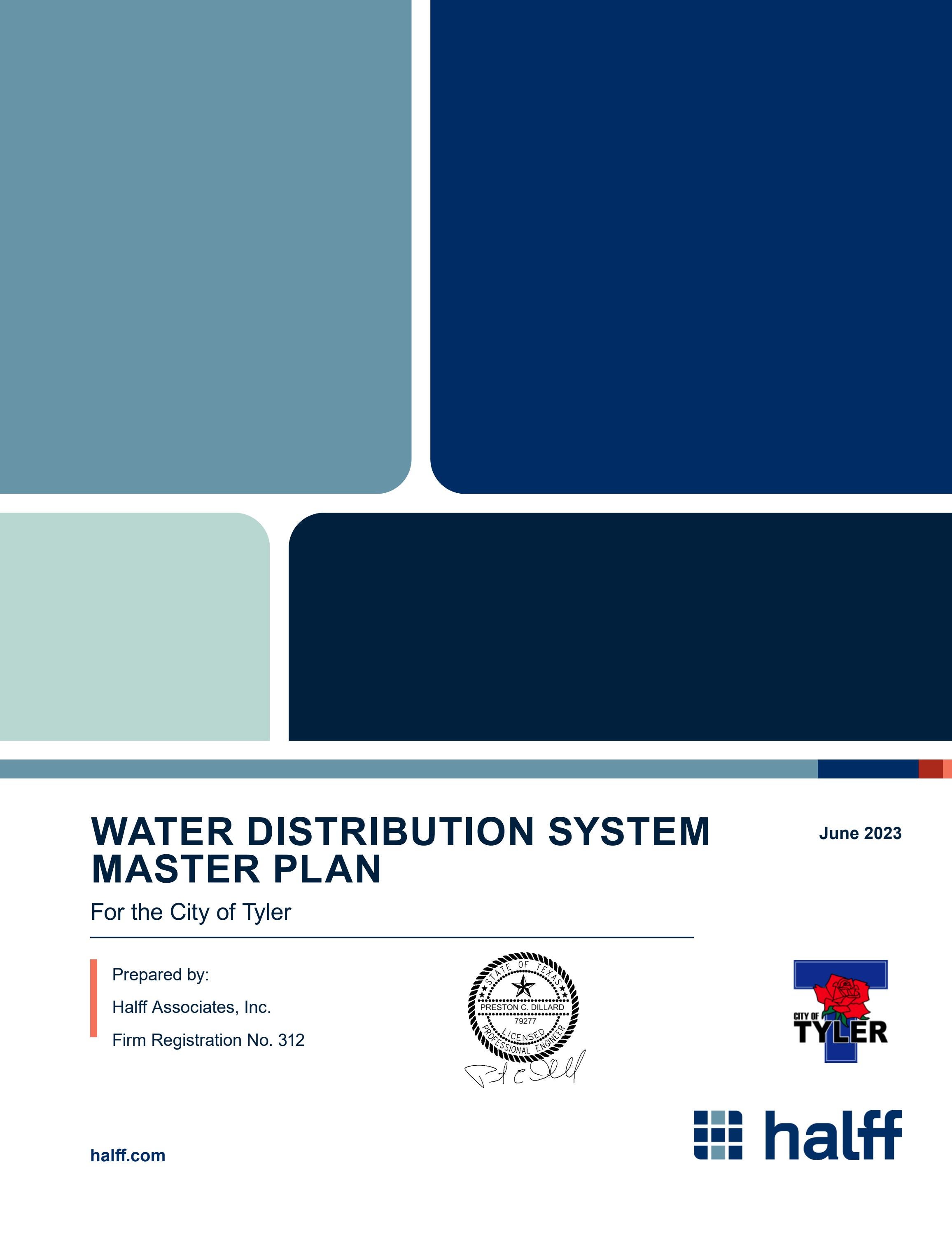 2023 Water Distribution Master Plan by cityoftyler - Issuu
