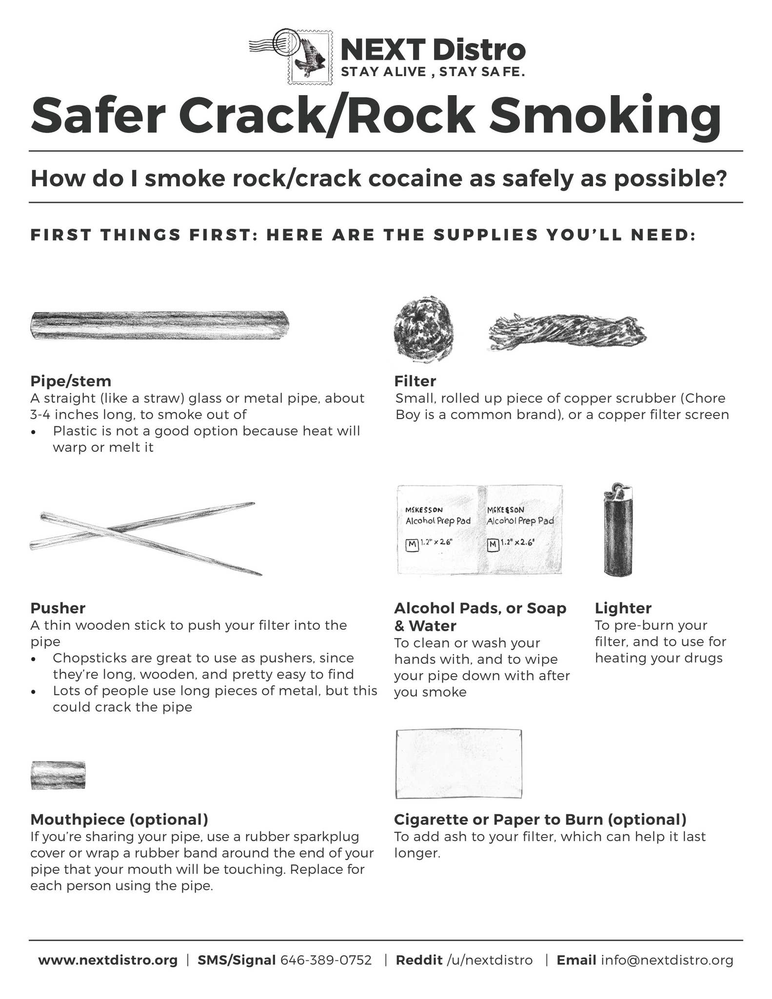 Safer Crack/Rock Smoking by nextdistro - Issuu