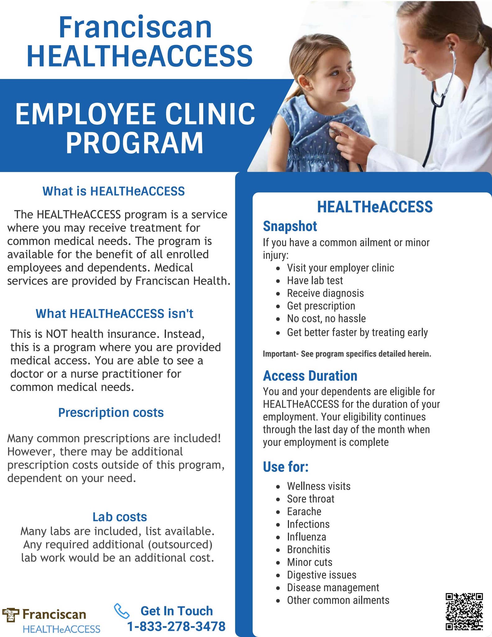 Franciscan HEALTHeACCESS Employee Clinic Program by The MJ Companies ...