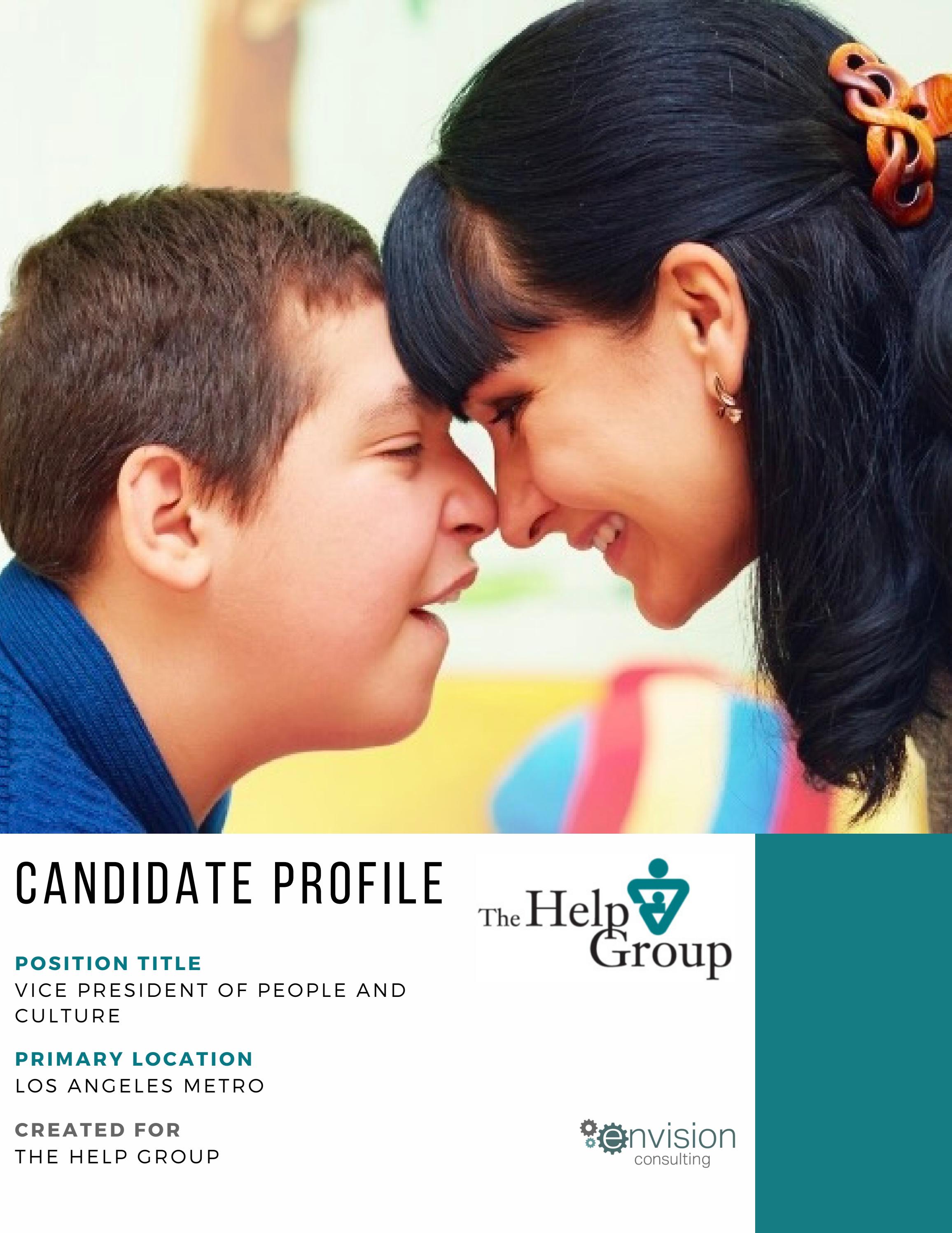 The Help Group : Vice President of People and Culture by Envision ...