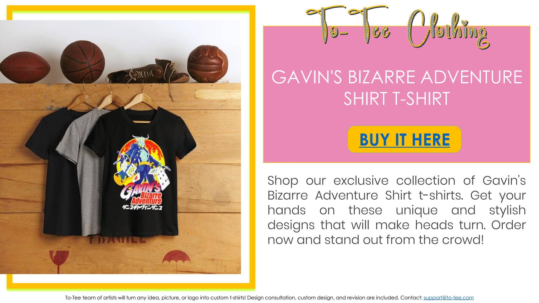 Gavin's Bizarre Adventure Shirt t-shirt by judyley - Issuu
