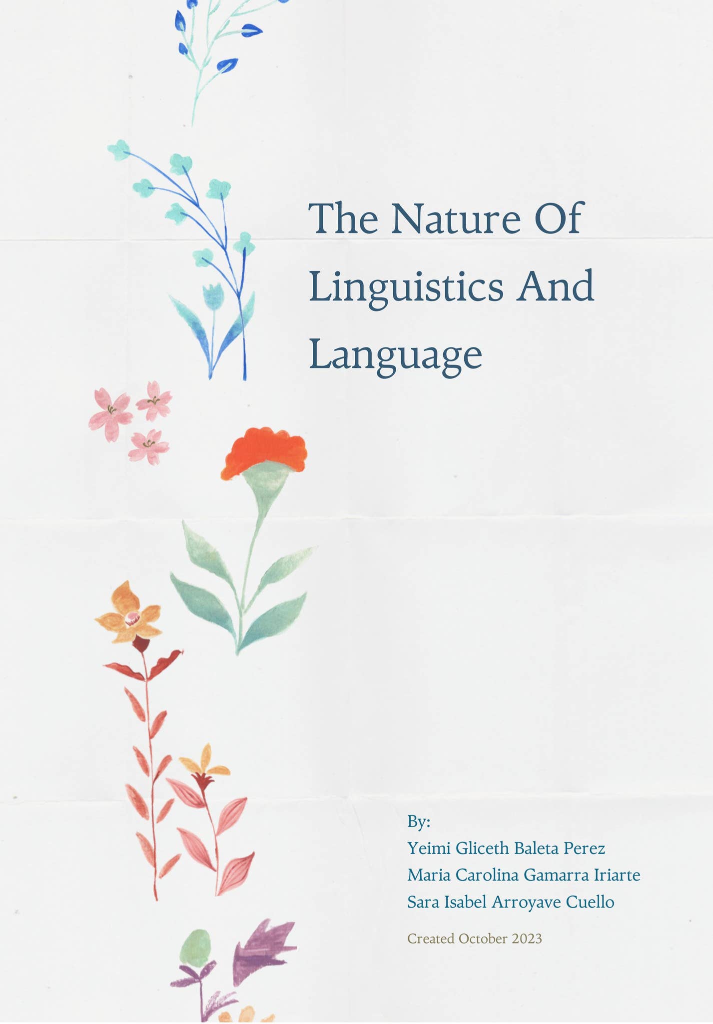 The Nature of Linguistics anda Language_Introduction To Linguistics by ...