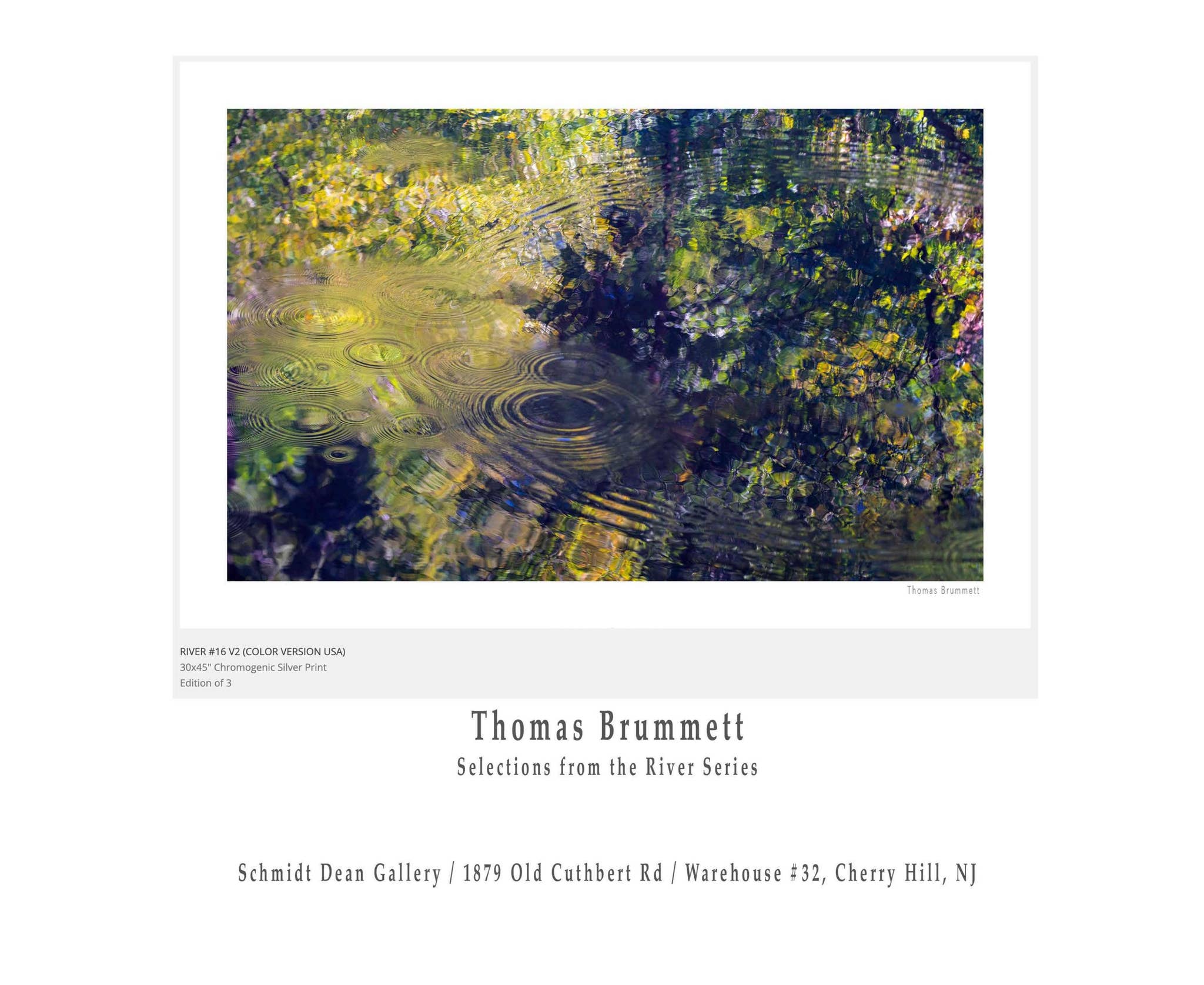 Thomas Brummett /Selections from the River Series by Schmidt Dean ...
