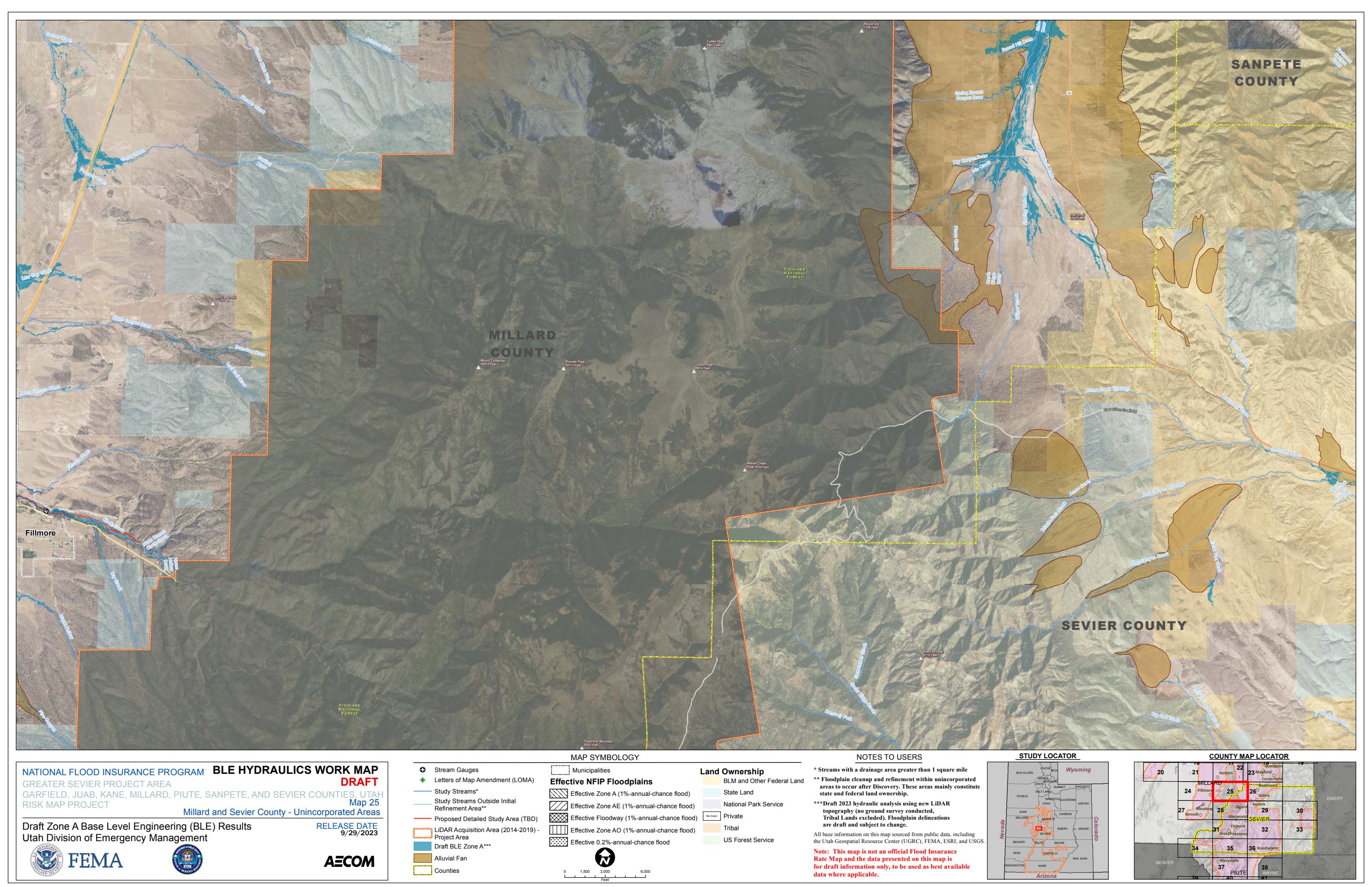 Sevier County Unincorporated Discovery Maps by Utah Division of Emergency Management - Issuu
