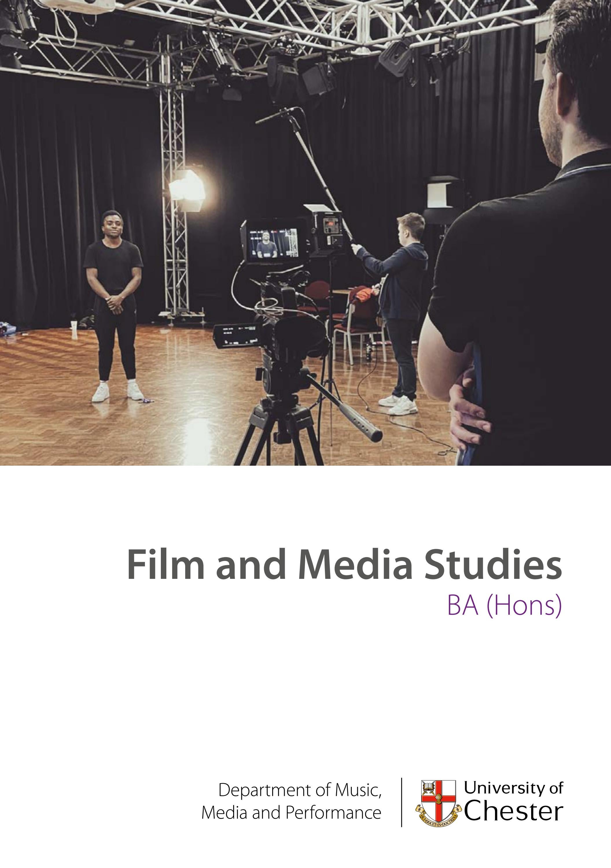 Film and Media Studies by University of Chester - Issuu
