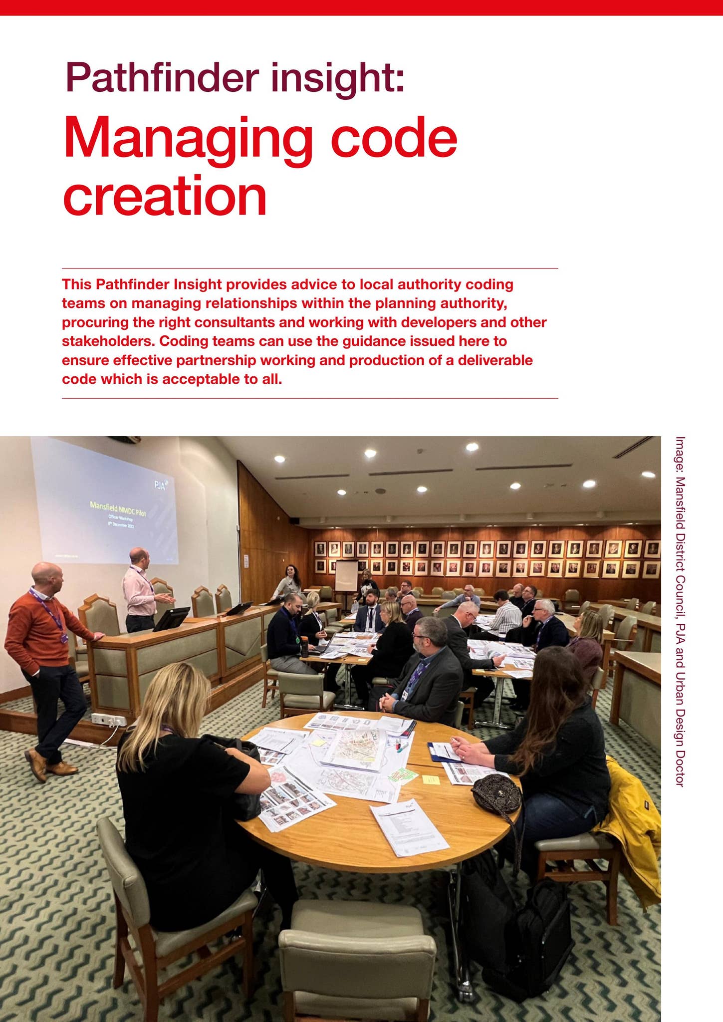 Design Code Pathfinder Programme: Conversations and Insights by Design ...