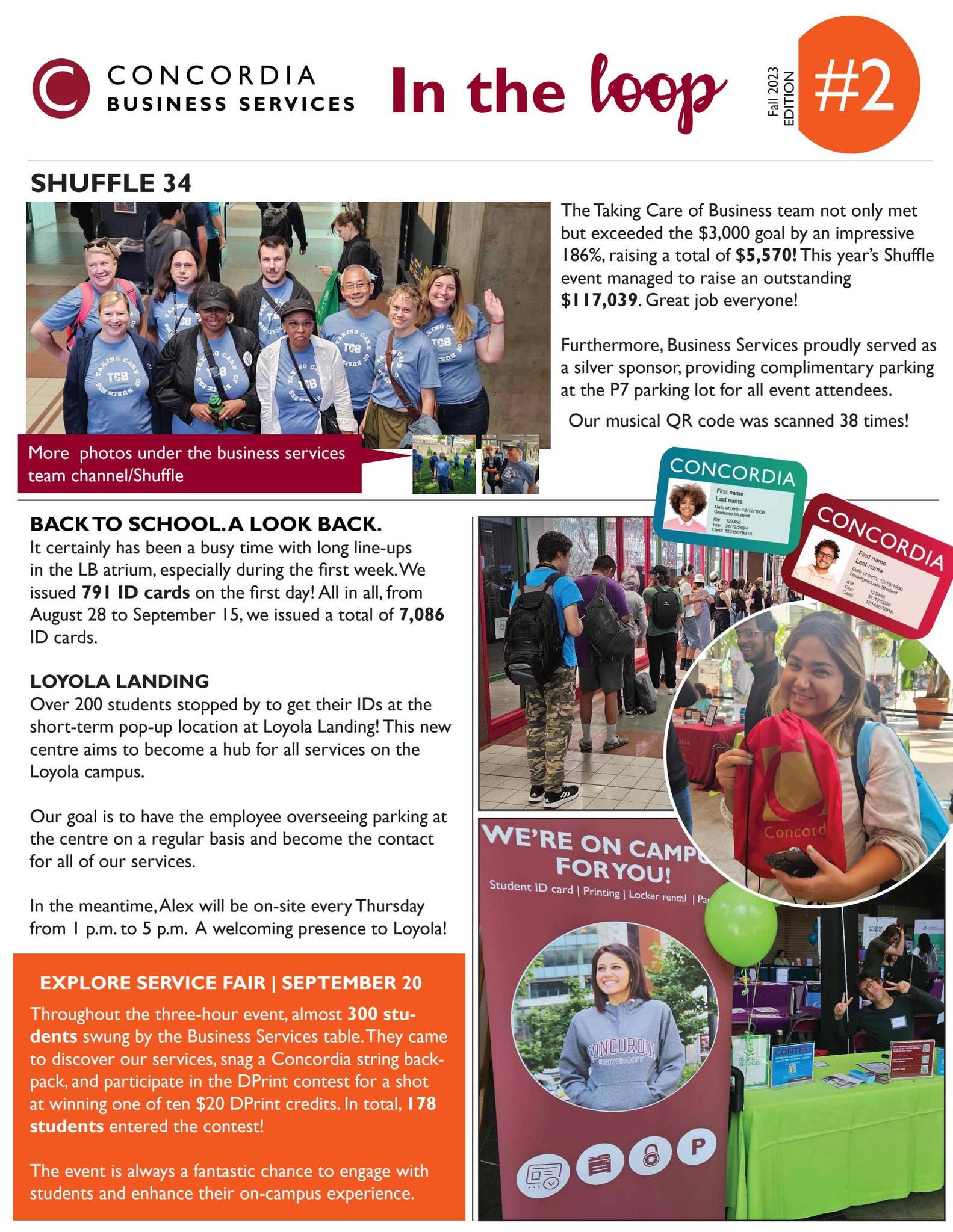 In the loop Fall edition 2023 by Concordia Business Services - Issuu