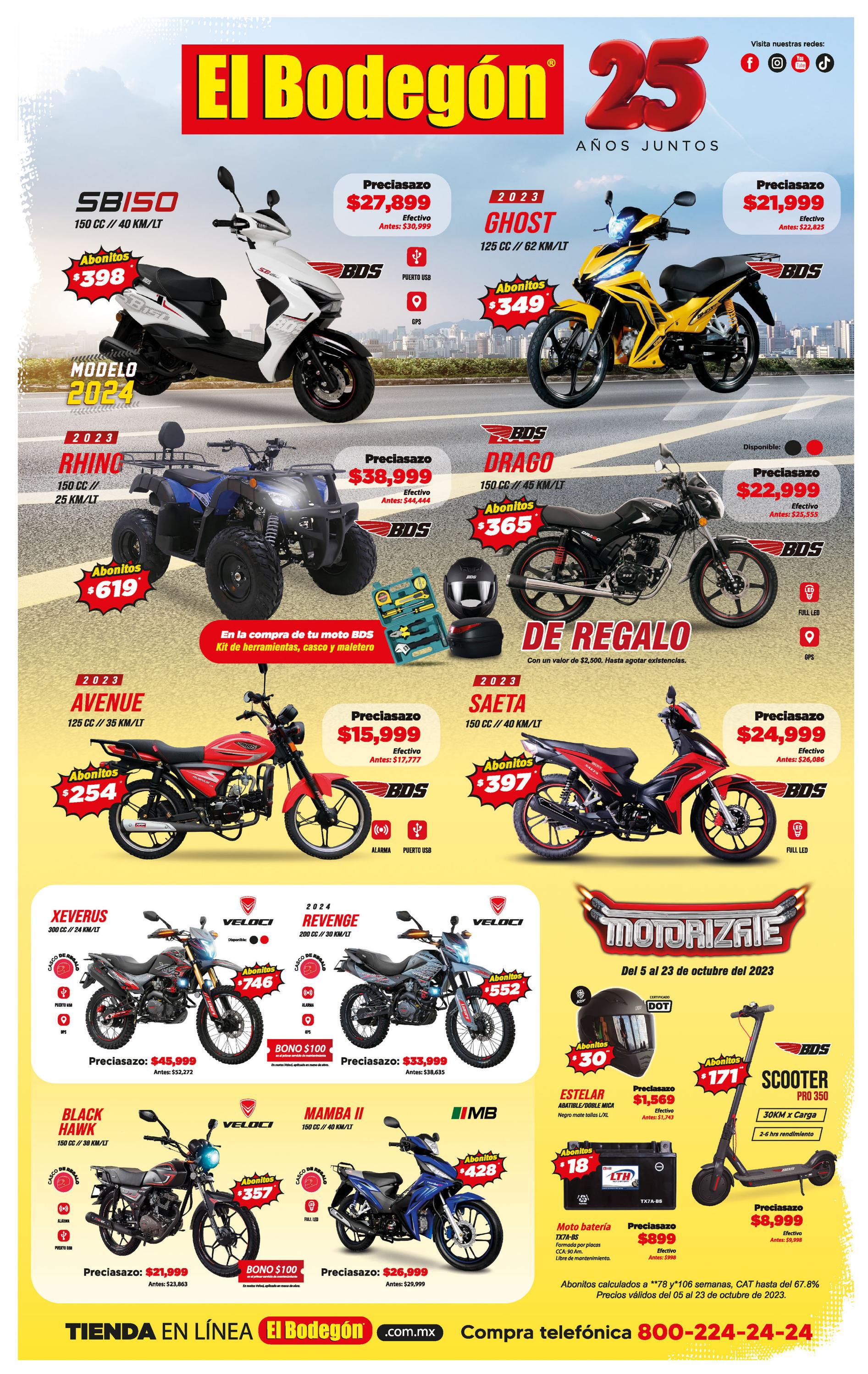 Motorízate con El Bodegón Octubre 2023 by Bodesa - Issuu