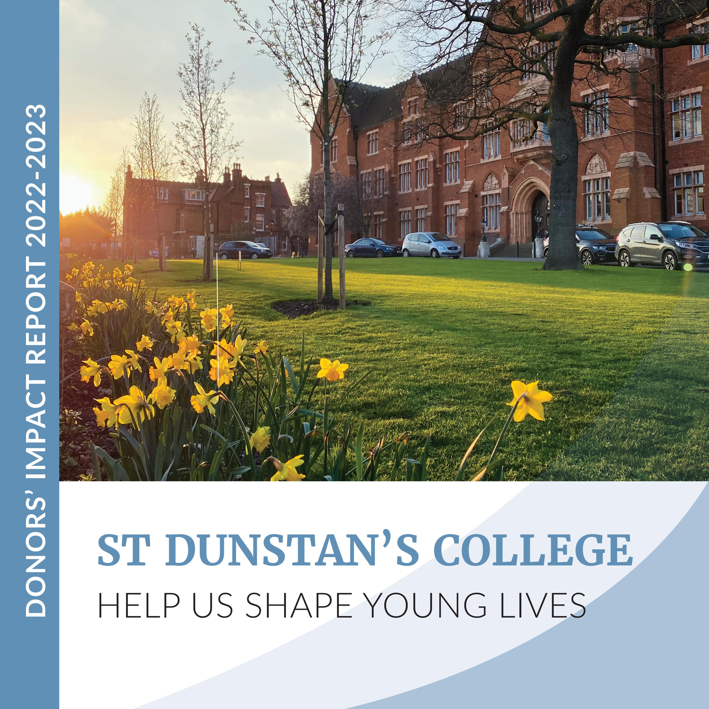 Donors' Impact Reports 2022-23 by St Dunstan's College - Issuu