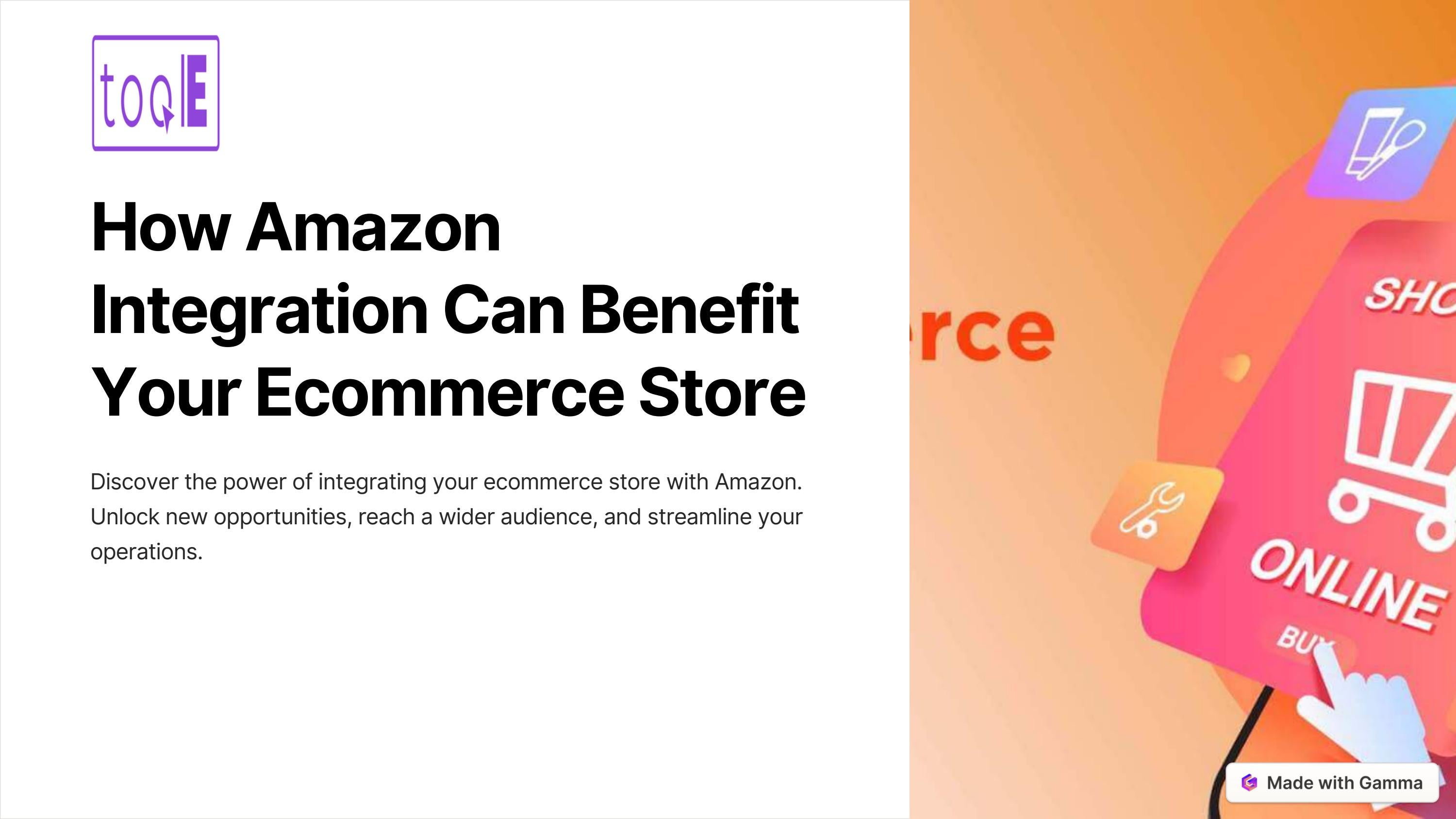 Start Your Business with Easy Amazon Integration by ToolEcommerce - Issuu