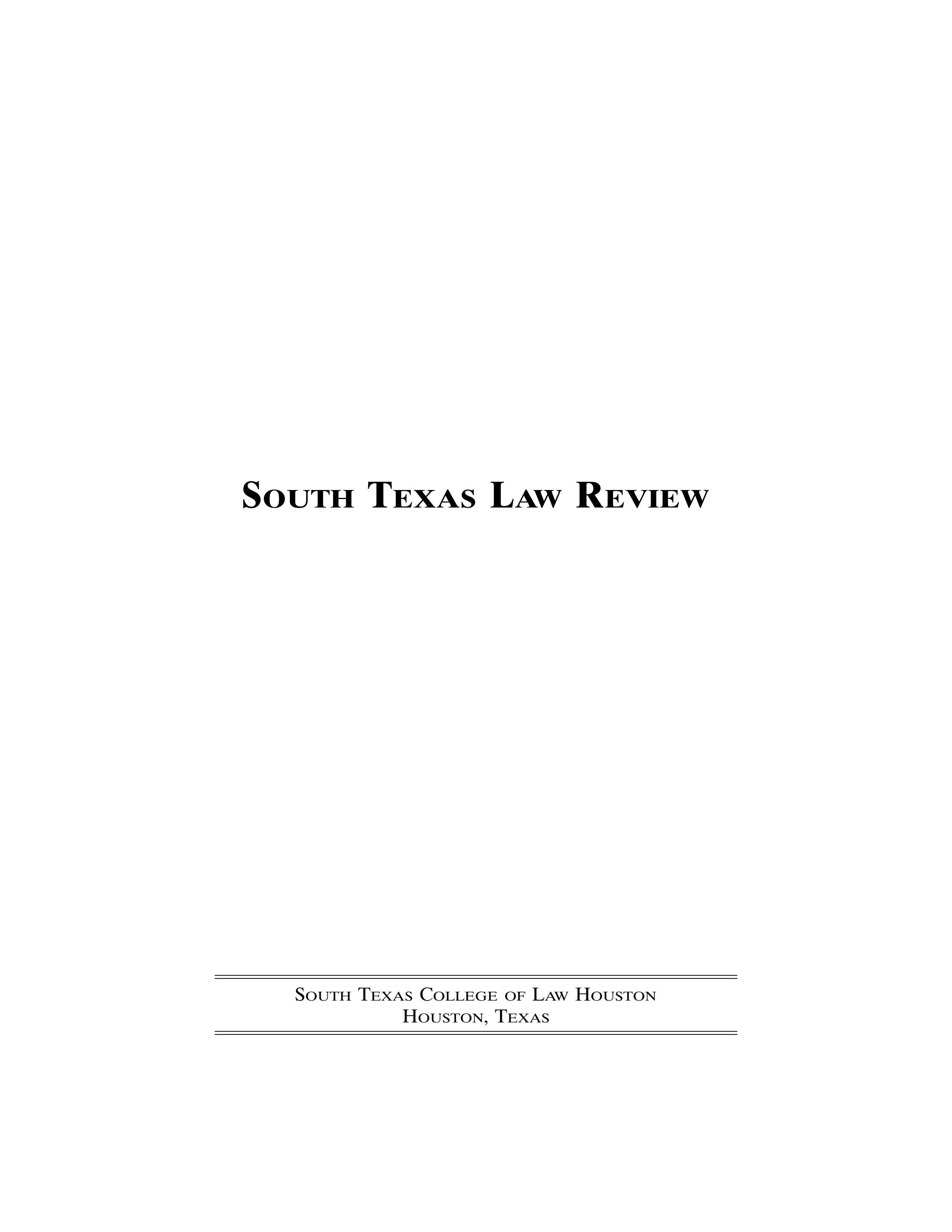 What Is South Texas College Of Law Known For at Charlie Mummery blog