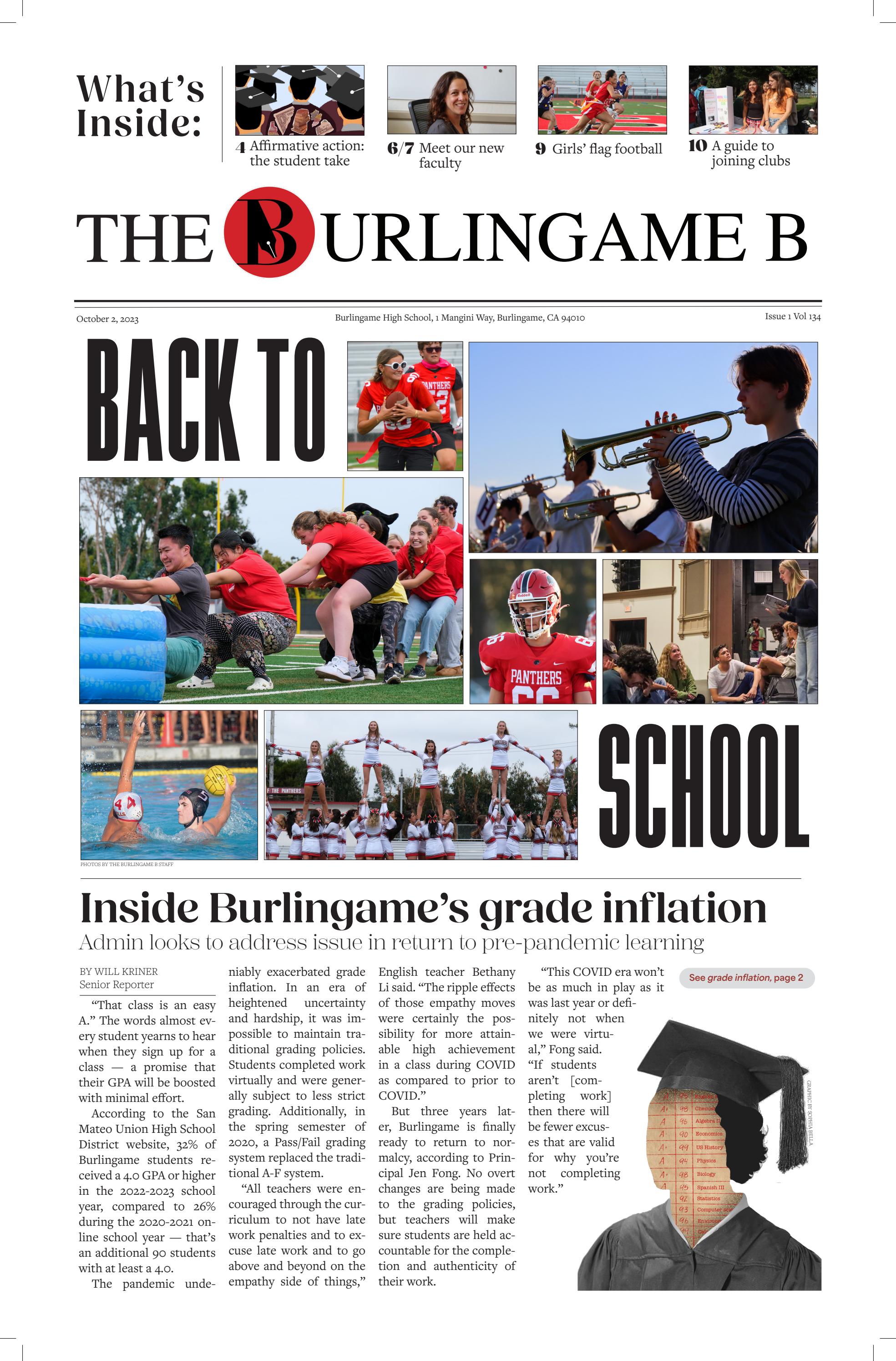 October Issue 2023 by The Burlingame B Newspaper - Issuu