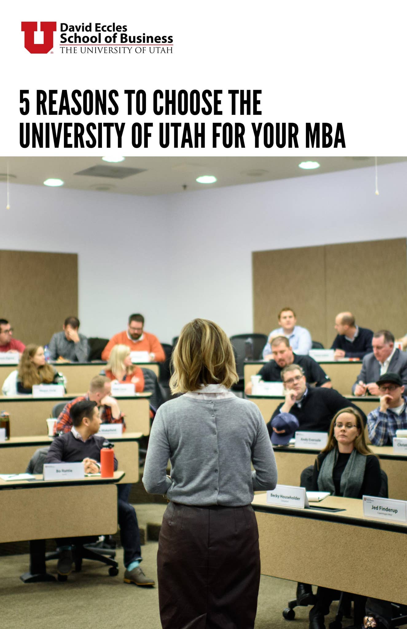 5 Reasons to Choose the University of Utah for Your MBA by University ...