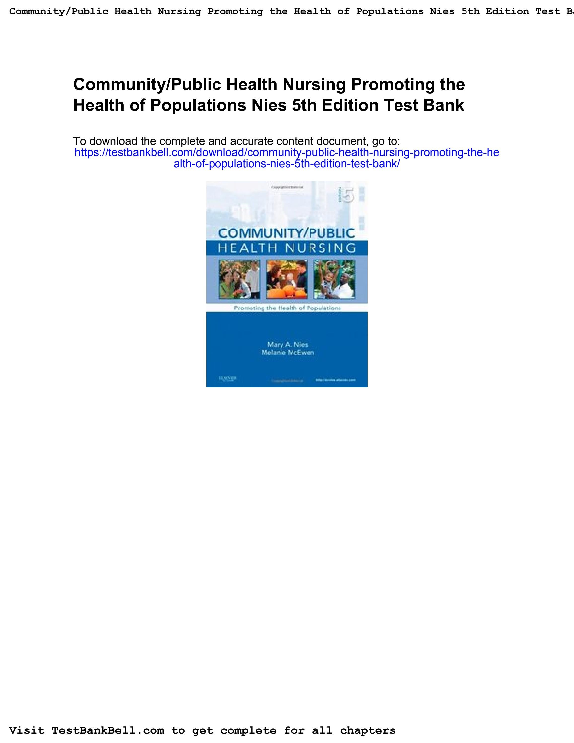 Community Public Health Nursing Promoting The Health Of Populations community-public-health-nursing-promoting-the-health-of-populations