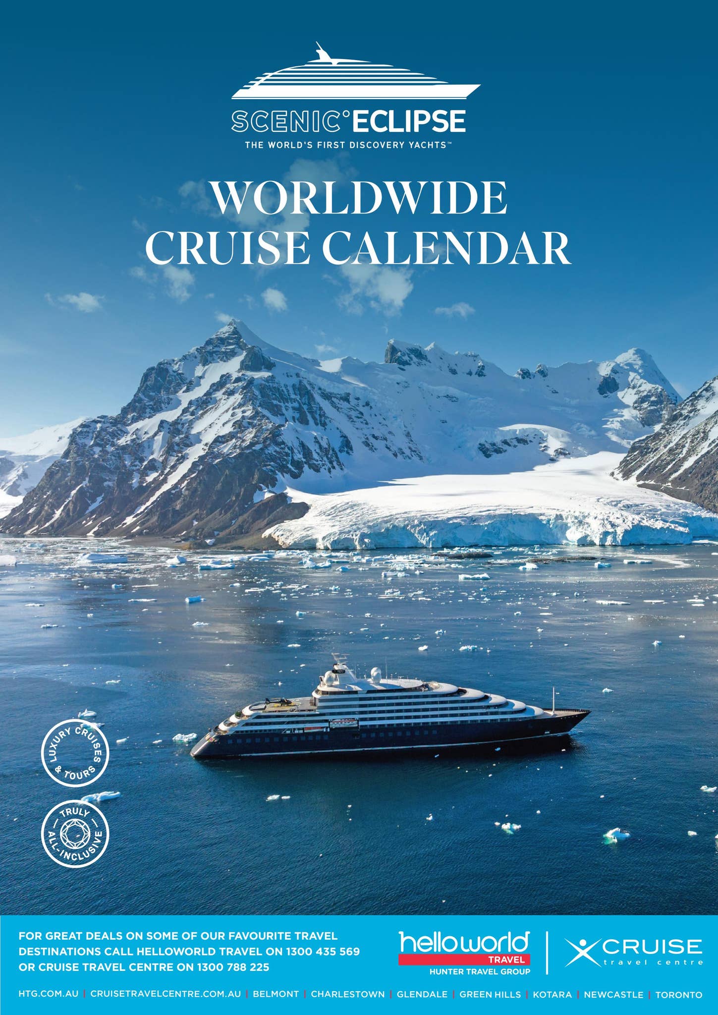 Scenic Worldwide Cruise Calendar Hunter Travel Group / CTC by scenic ...
