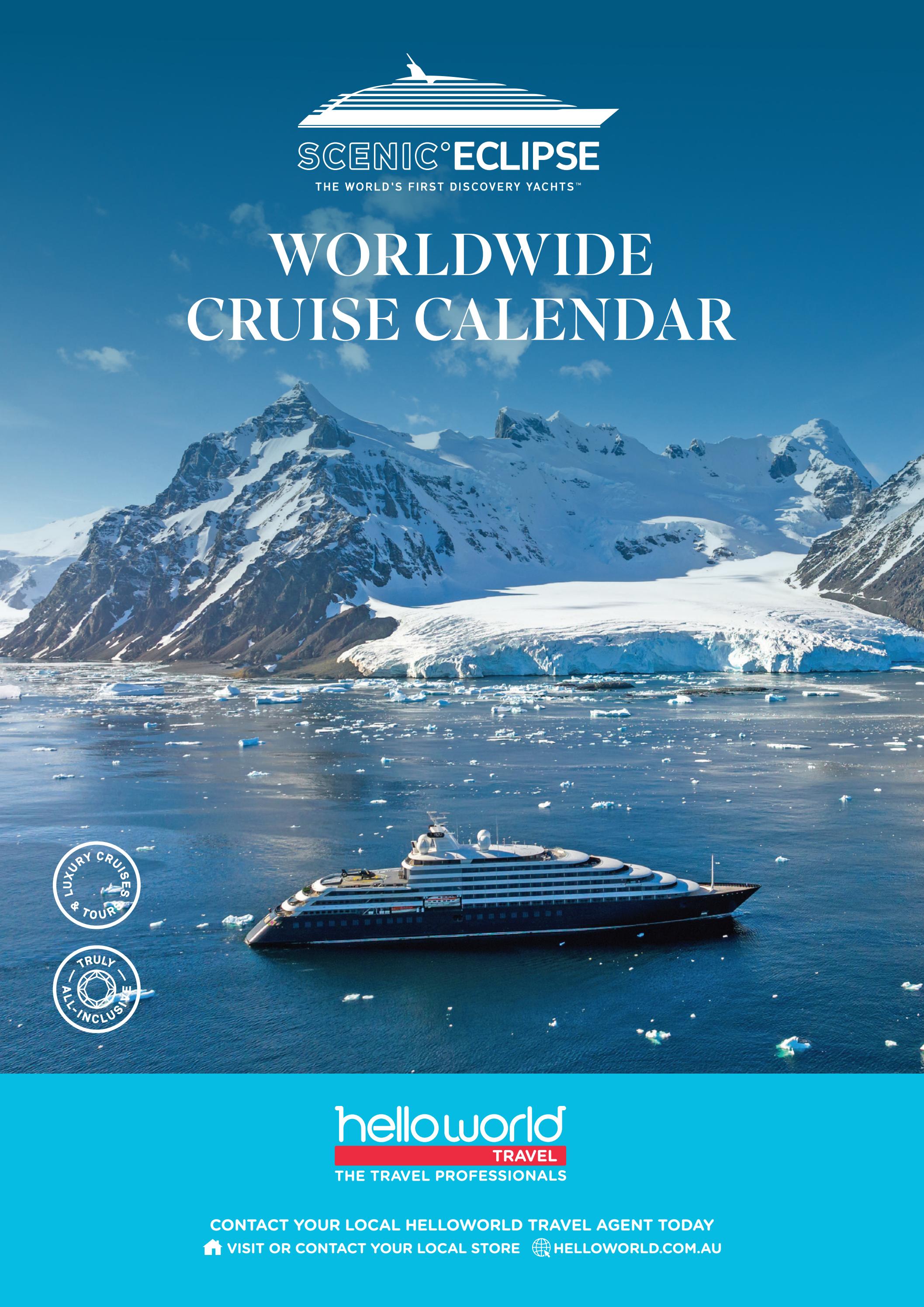 Scenic Worldwide Cruise Calendar Helloworld by scenic - Issuu